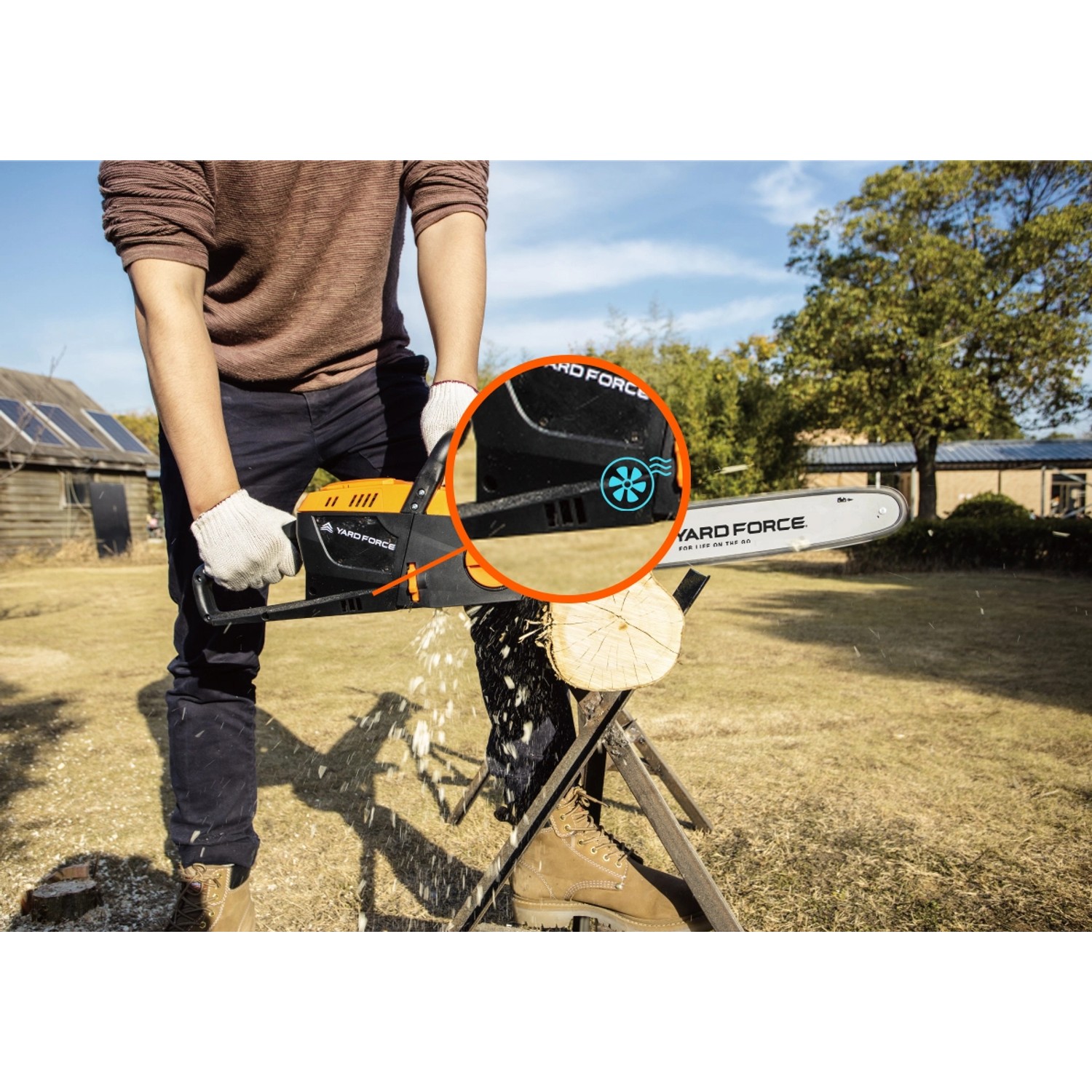 Yard Force 60 V Akku-Kettensäge LS M30W Solo kaufen bei OBI