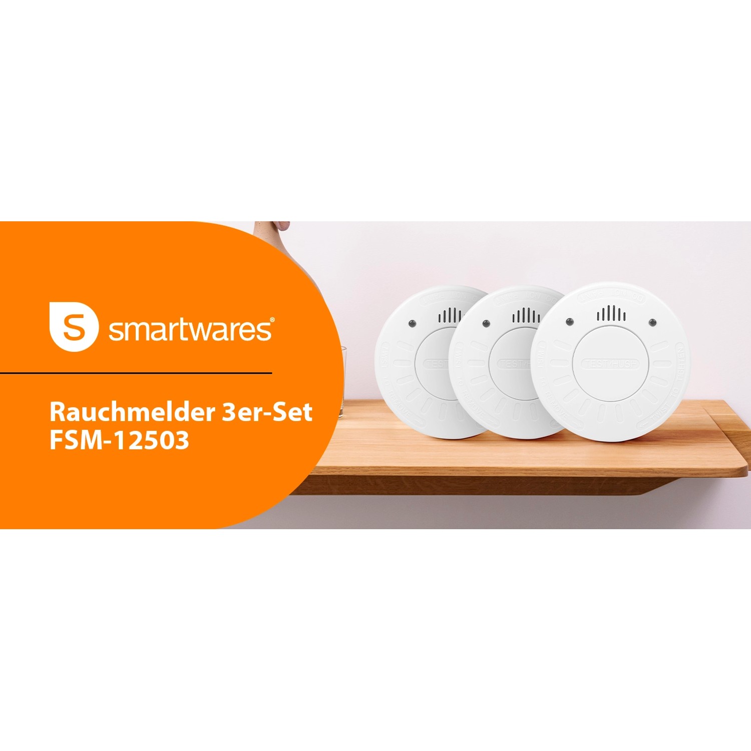 Smartwares Rauchmelder 3er-Set RM520/3 kaufen bei OBI