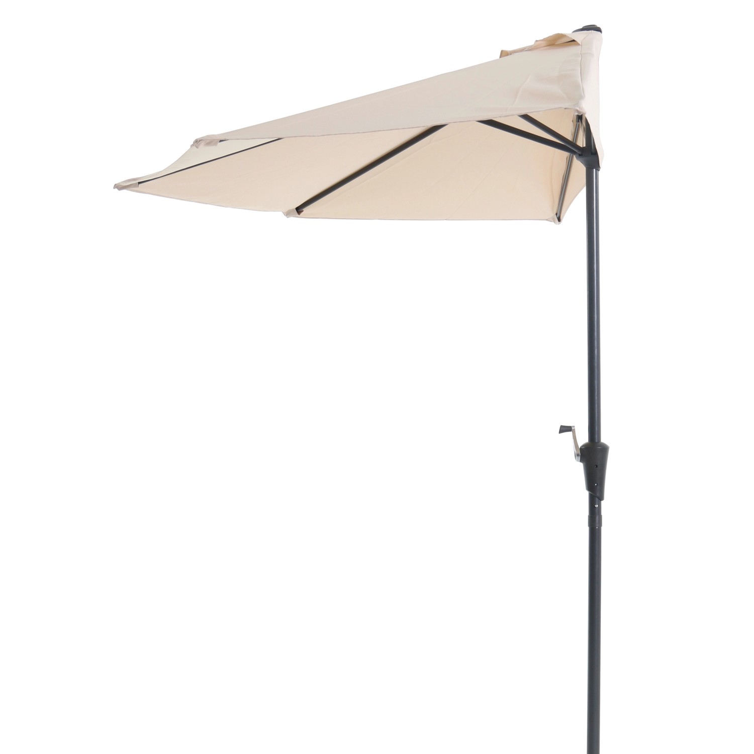 Balkonschirm Dolega 270 cm x 135 cm Beige mit Kurbel kaufen bei OBI