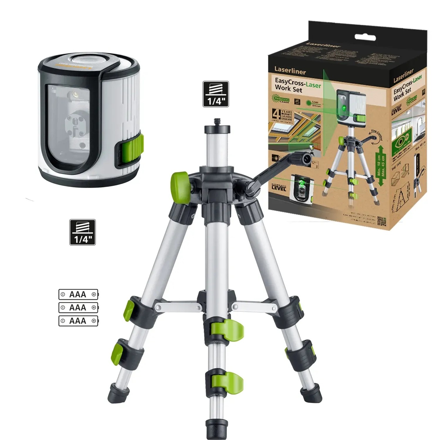 Laserliner Kreuzlinienlaser Set EasyCross-Laser Work kaufen bei OBI