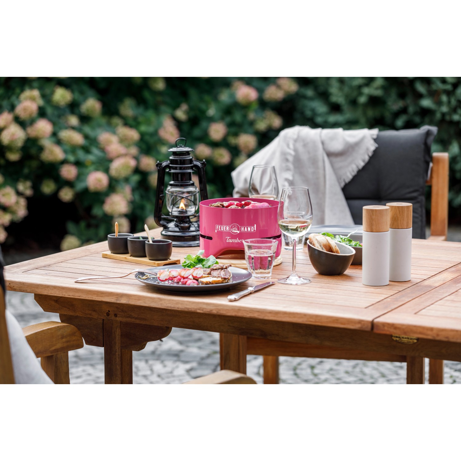 Feuerhand Tischgrill Tamber Ø 20 cm Telemagenta kaufen bei OBI