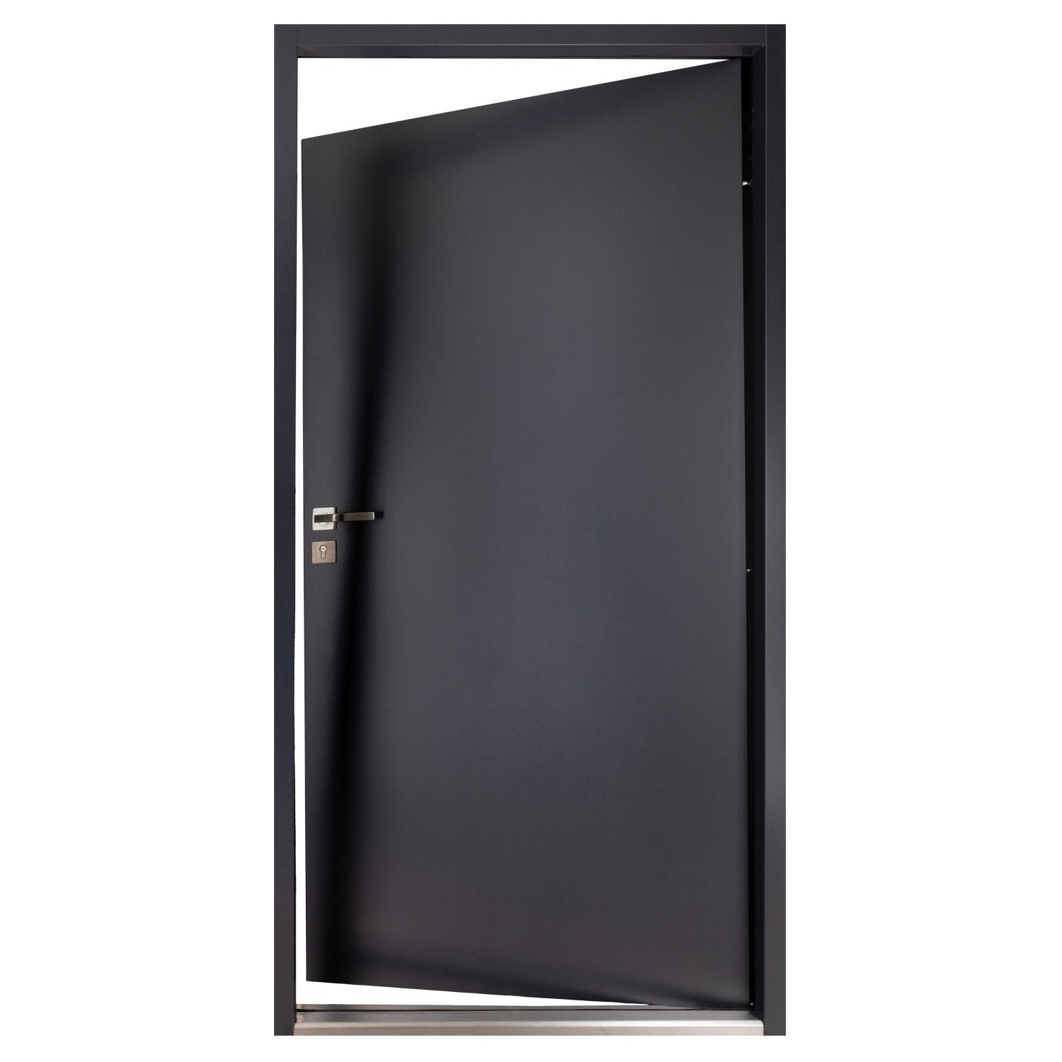 Pordo Stahl-Nebeneingangstür G1 Anthrazit 88 cm x 198 cm Anschlag Links kaufen bei OBI