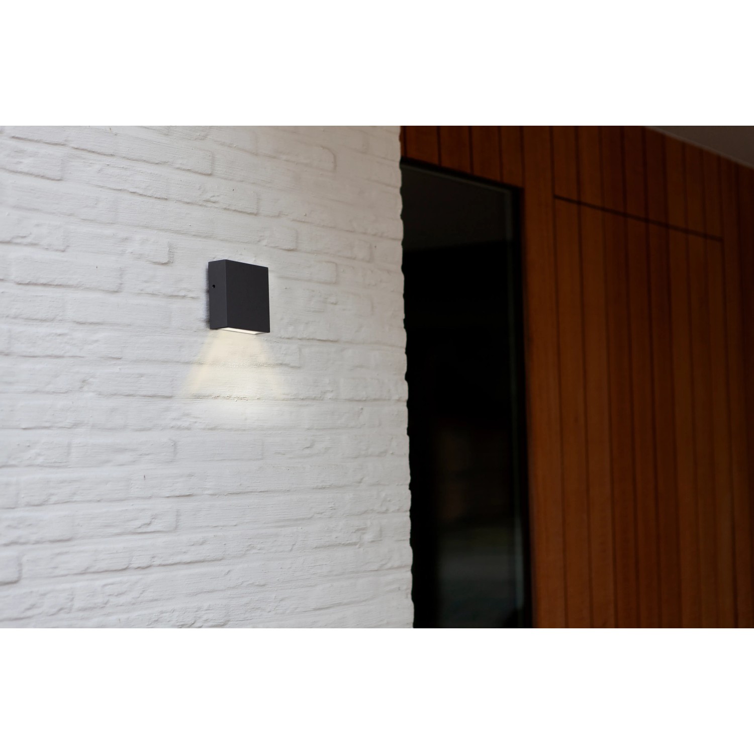 LUTEC LED-Außenwandleuchte Gemini XF Anthrazit 11 x 11 x 3,8 cm kaufen ...
