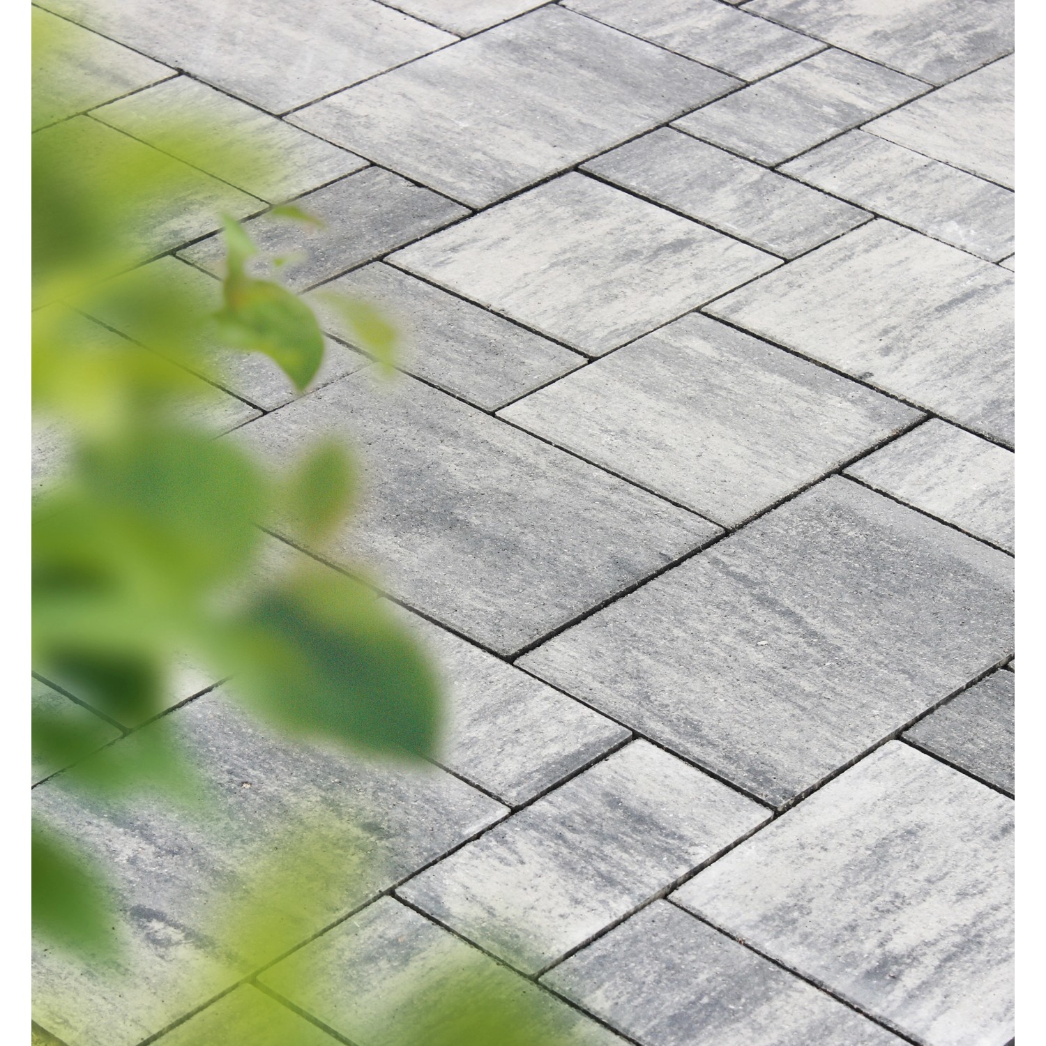 Diephaus Pflasterstein Mero Weiß-Schwarz Mehrformat 6 cm kaufen bei OBI