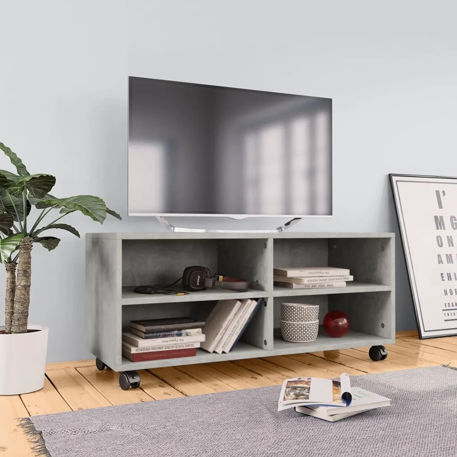 Tv Schrank Auf Rollen 1