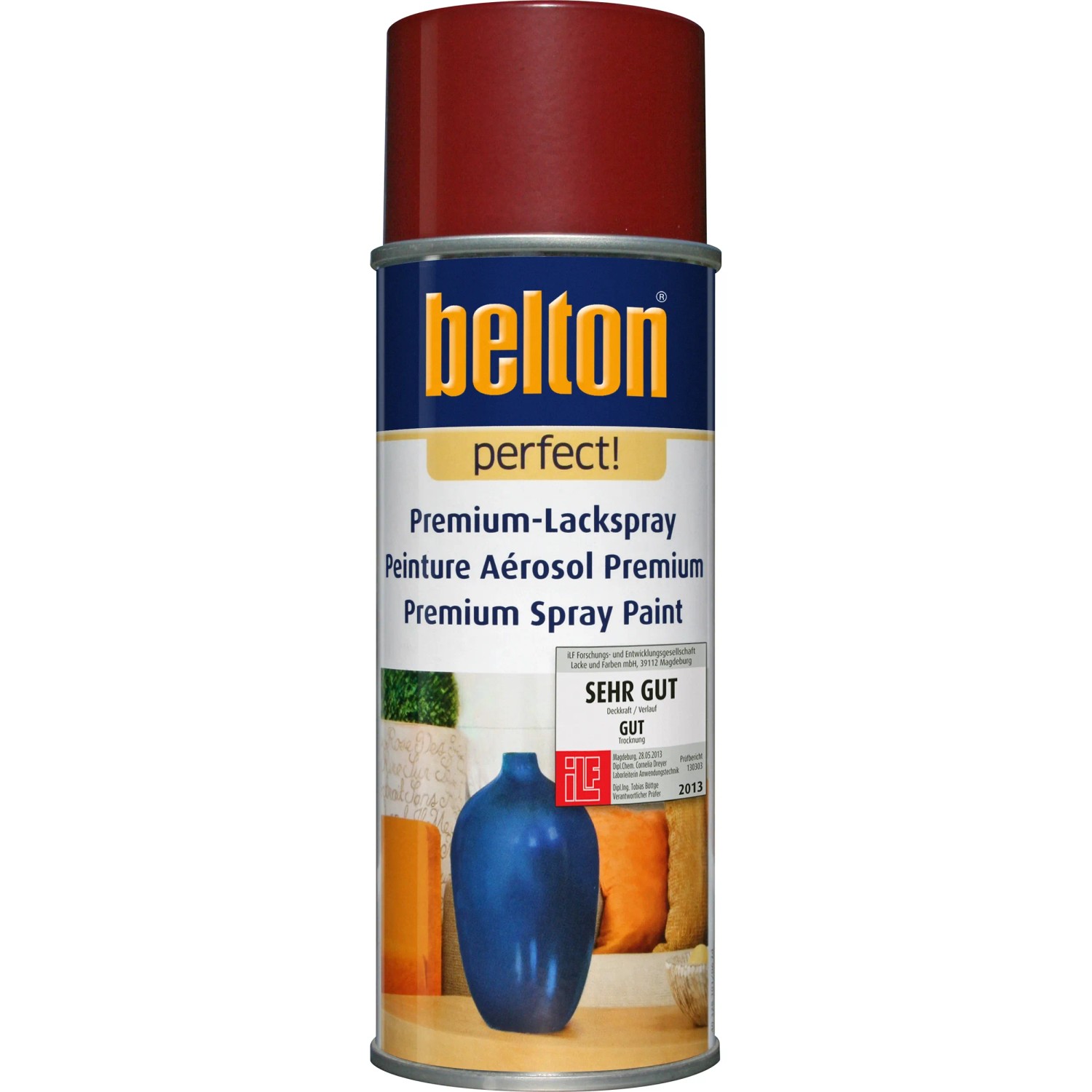 Belton Perfect Lackspray Dunkelrot seidenmatt 400 ml kaufen bei OBI