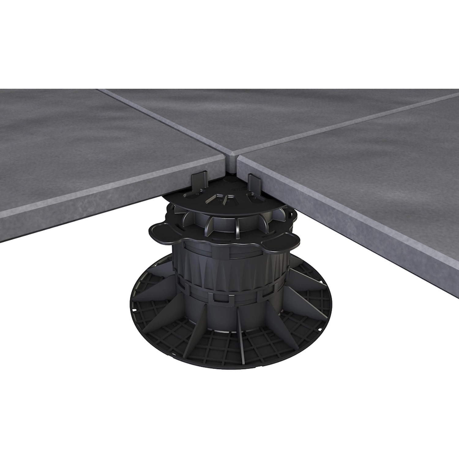 GS Terrassen Stellfuß Plattenlager 120-170 mm für Platten justierbar ...