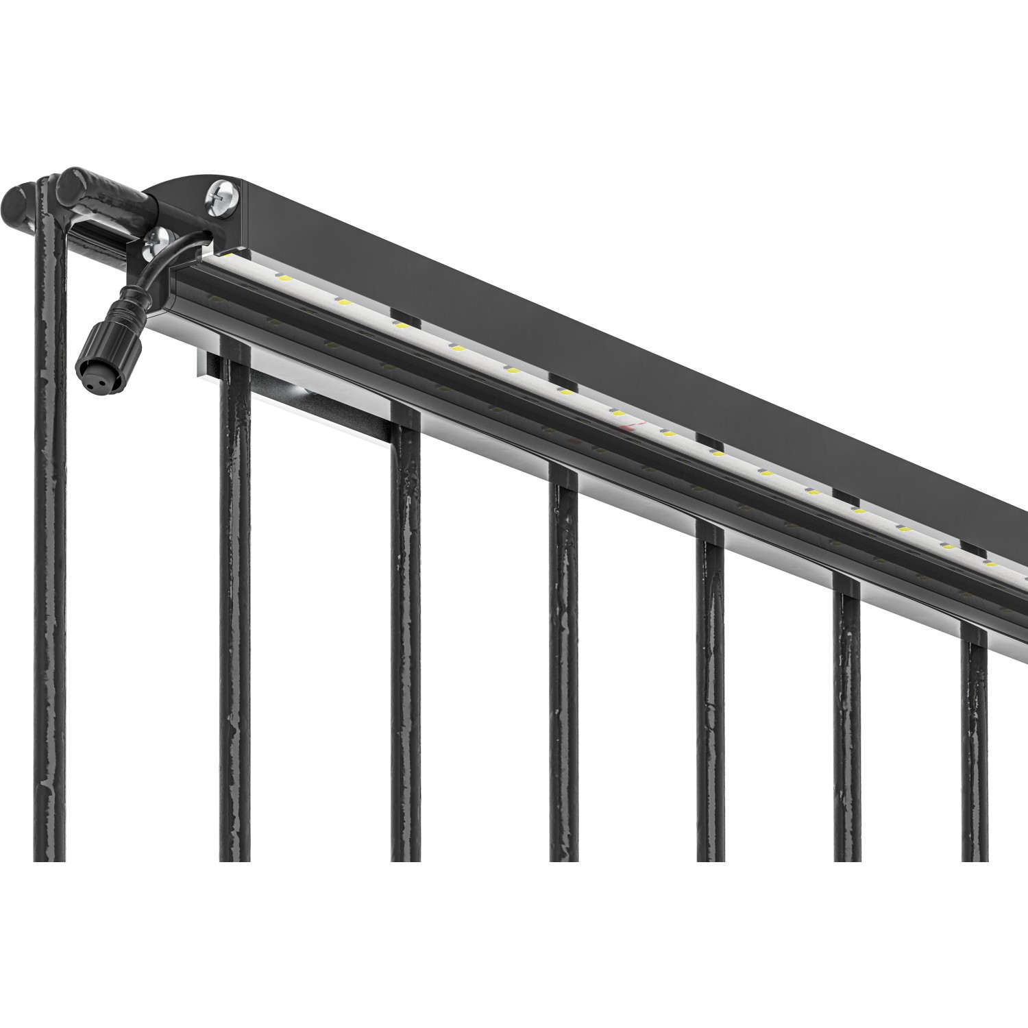 LyghtUp LED-Zaunbeleuchtung Set 5 x LED-Leiste 246 cm Netzteil EU ...