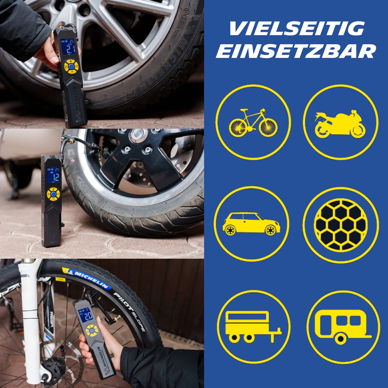 Michelin Akku Kompressor Mini 10 Bar 7,4 V 2500 mAh kaufen bei OBI