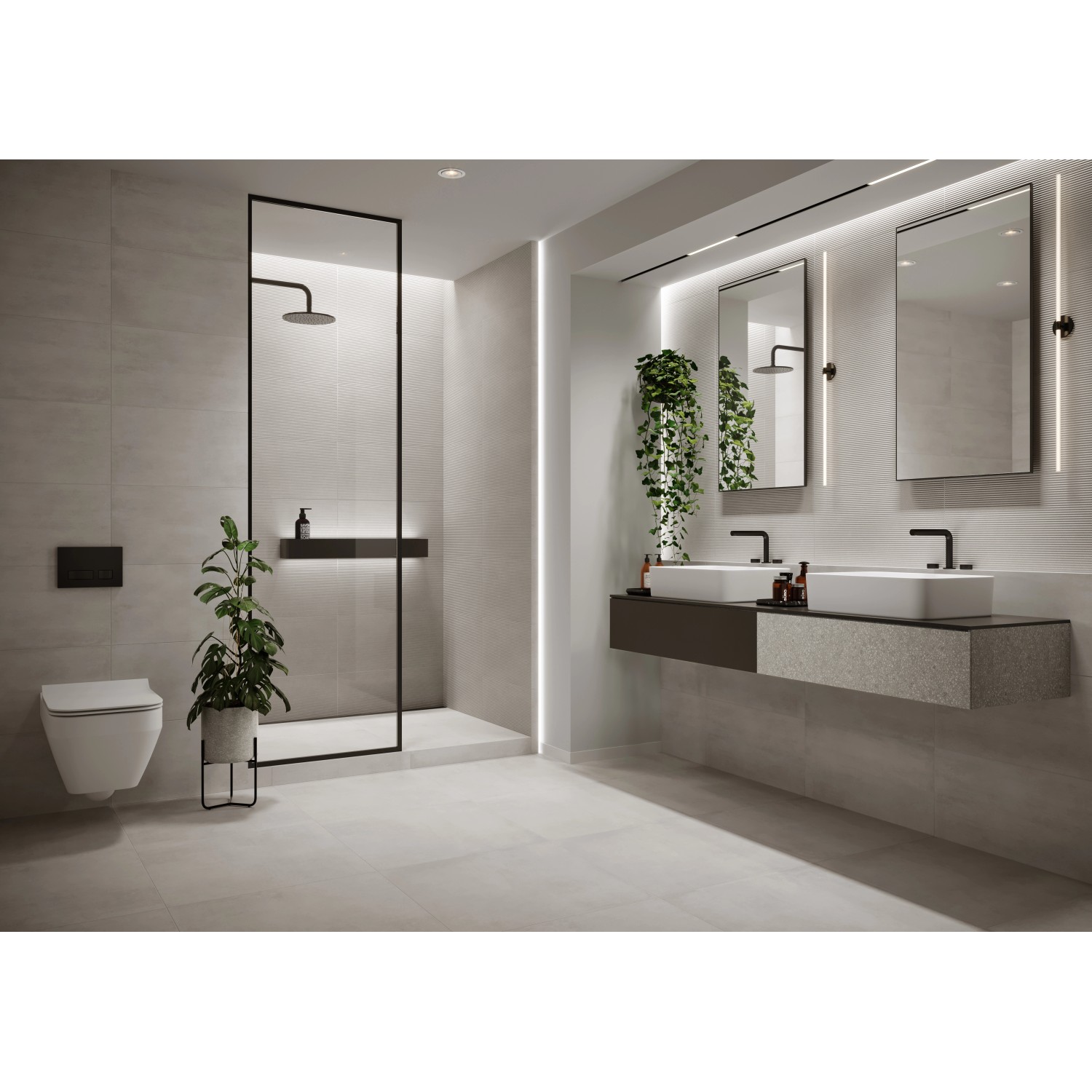 Cersanit Wandfliese Durin Steingut Grau-Matt 29,8 cm x 59,8 cm kaufen bei OBI