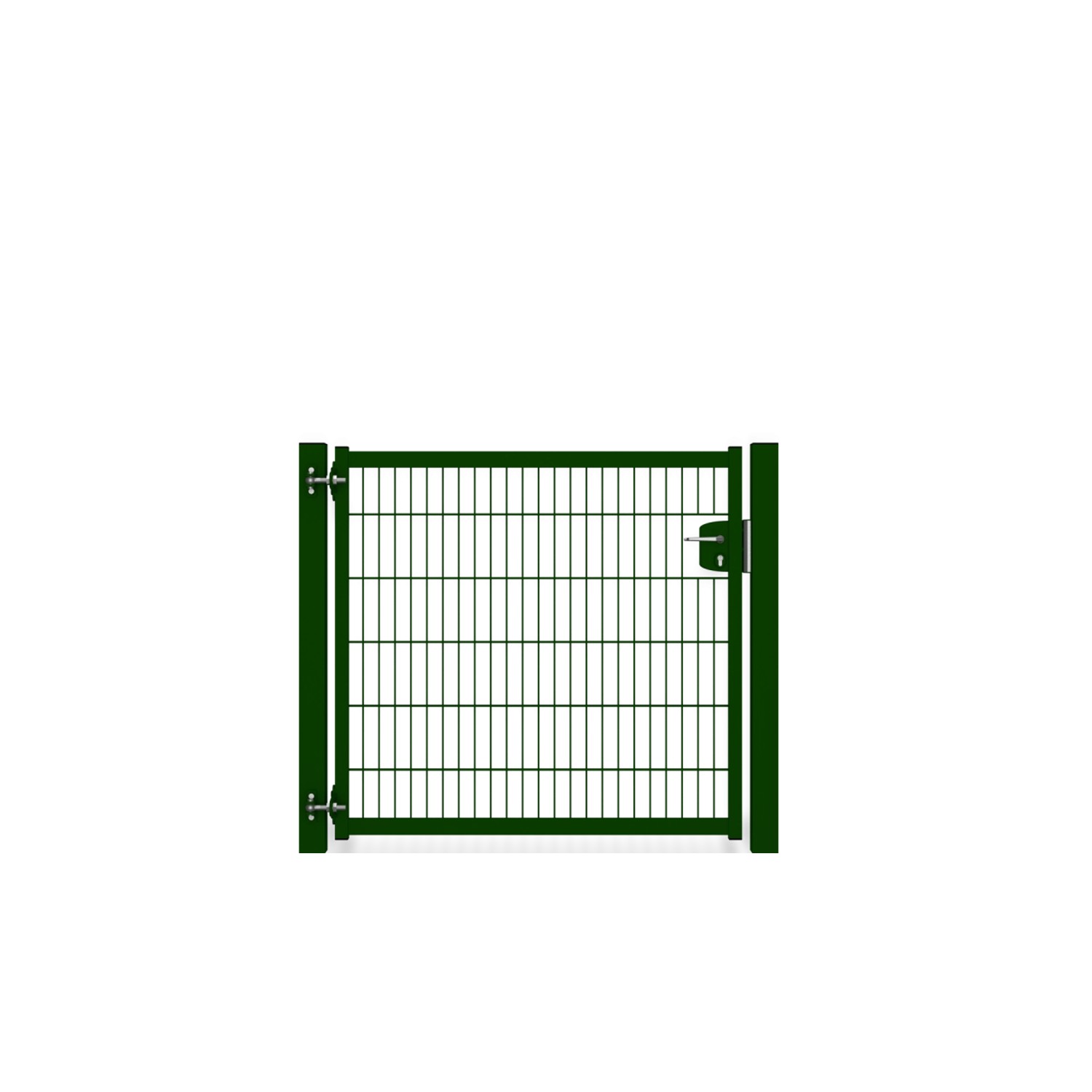 Zaunguru Gartentür Berlin Höhe 123 cm Breite 149.7 cm Farbe RAL 6005 ...