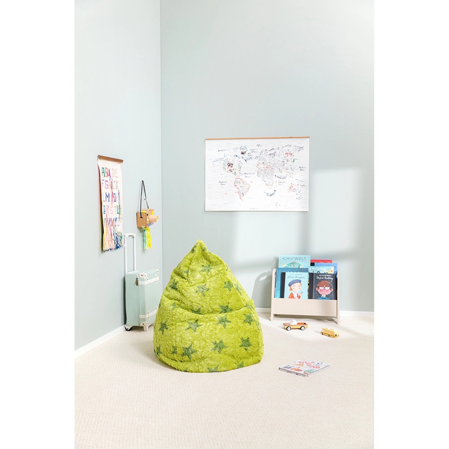 Sitting Point Sitzsack Fluffy 120 l Grün kaufen bei OBI