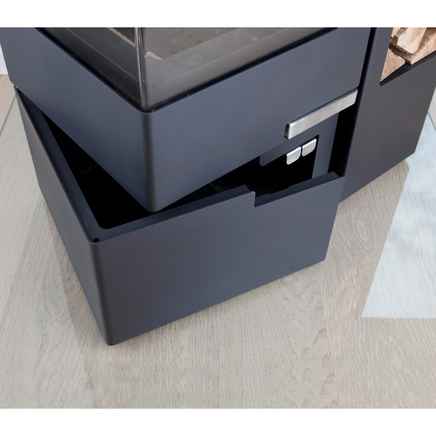 Aduro Kaminofen 12 mit Aduro Tronic Schwarz kaufen bei OBI