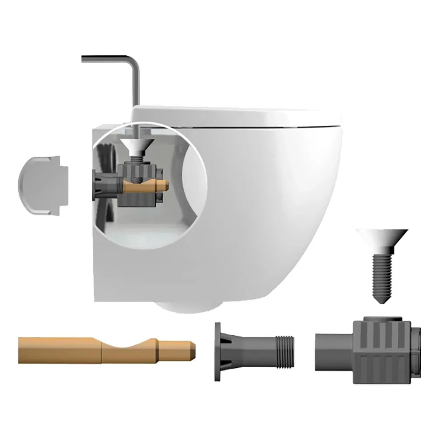 Befestigung Fur Wand Wc
