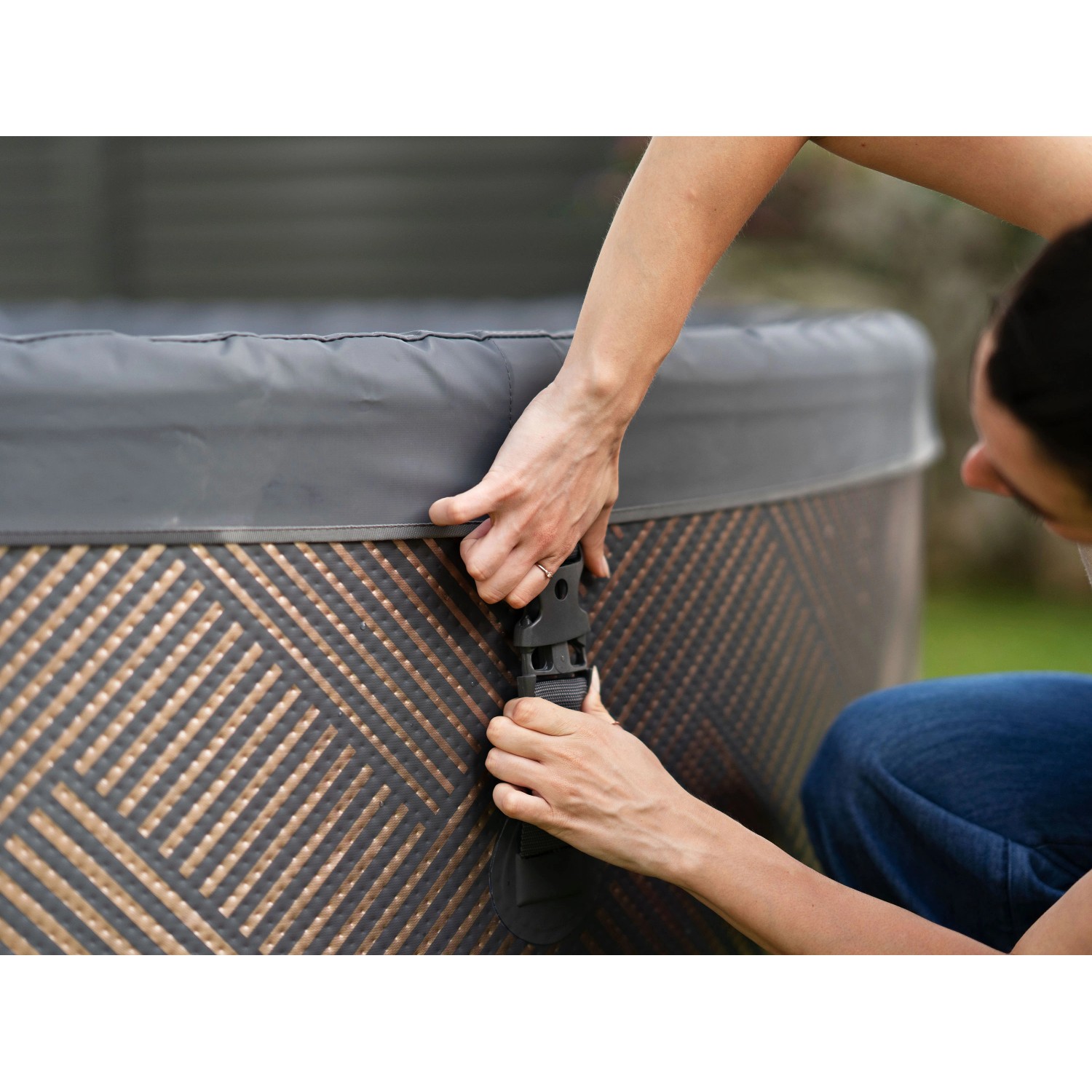 Mspa Frame Whirlpool mit Hydromassage Mono Max AirJet kaufen bei OBI