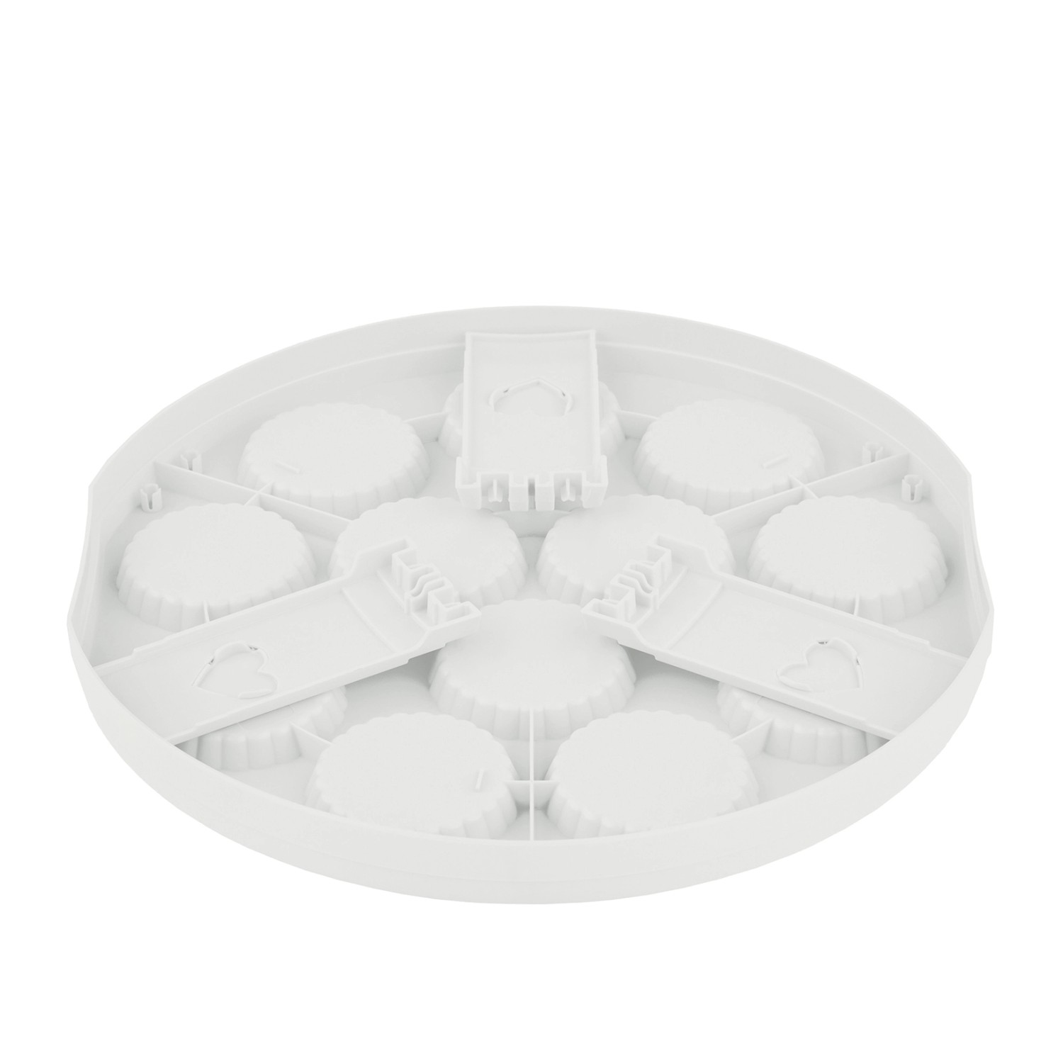 Rotho Tortenglocke mit Trays Fresh XL 26 cm Weiß-Transparent kaufen bei OBI