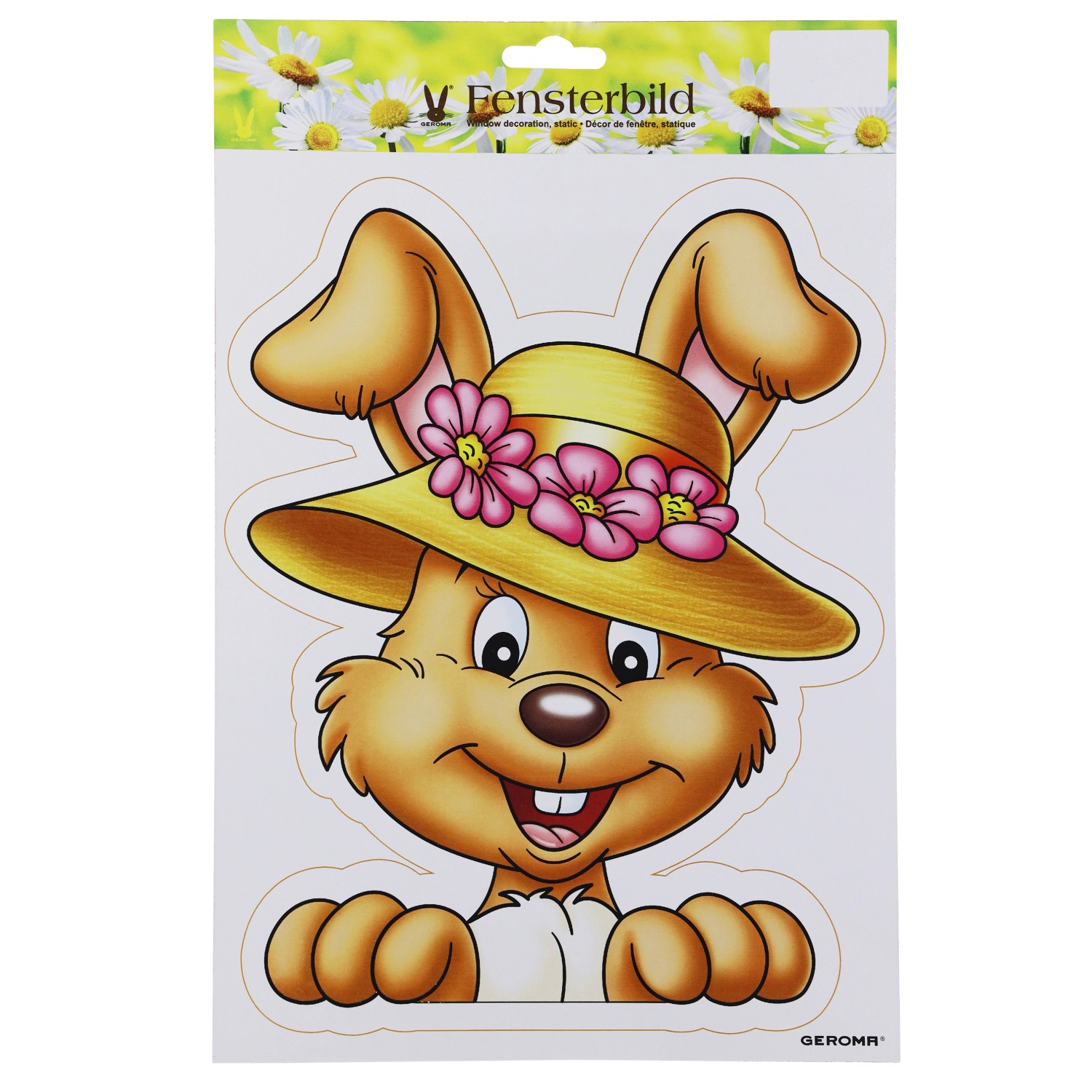 Fensterbild Hasenfrau 21 cm x 32 cm kaufen bei OBI