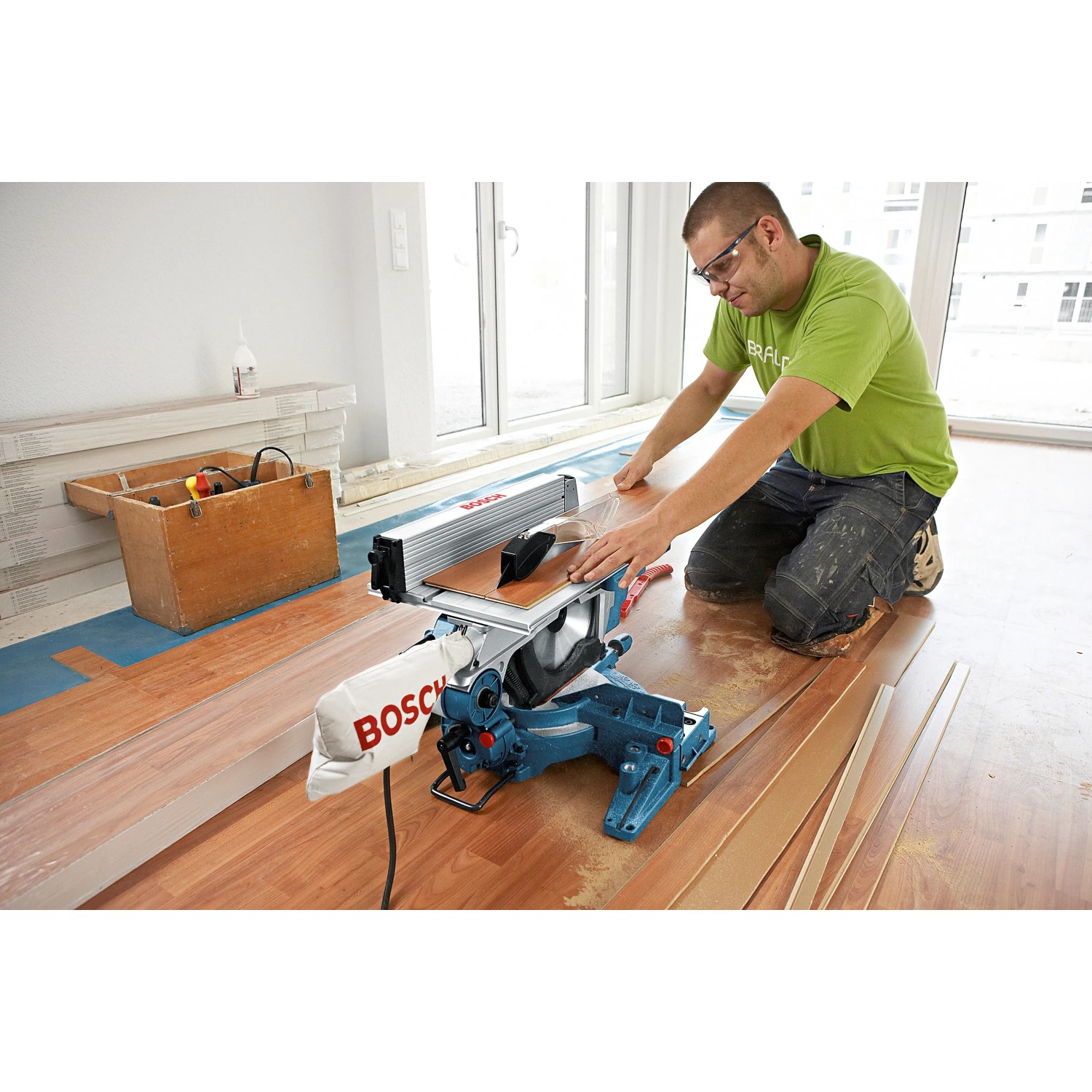 Bosch Professional Kombi-Säge GTM 12 JL mit Kreissägeblatt 305 mm ...
