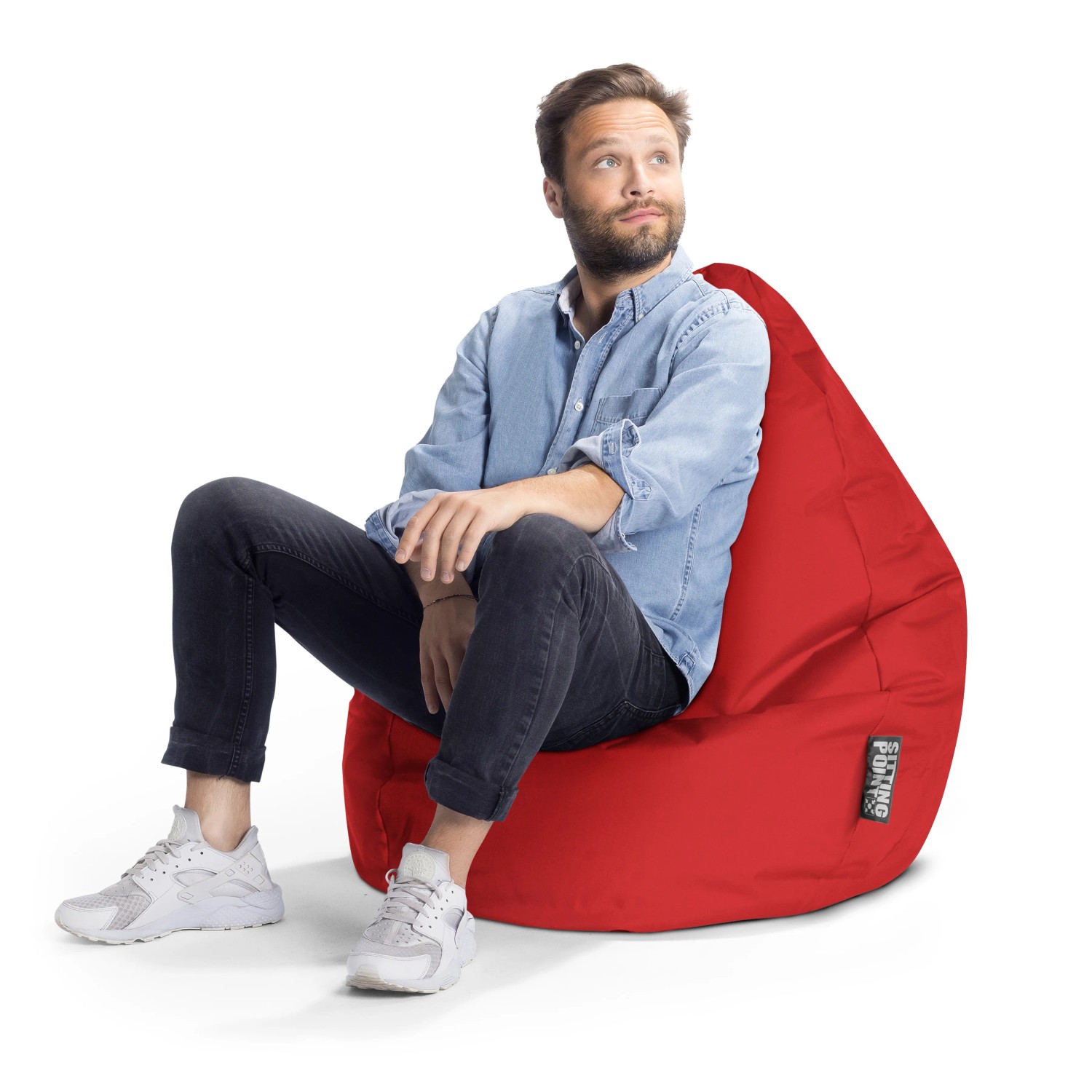 Sitting Point Sitzsack für Erwachsene Brava 220 l Rot kaufen bei OBI