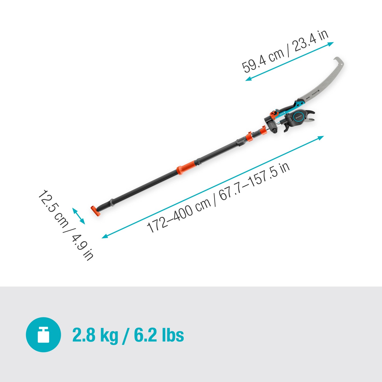 Gardena Baum- und Strauchschneider-Set StarCut Pro L mit Säge und ...