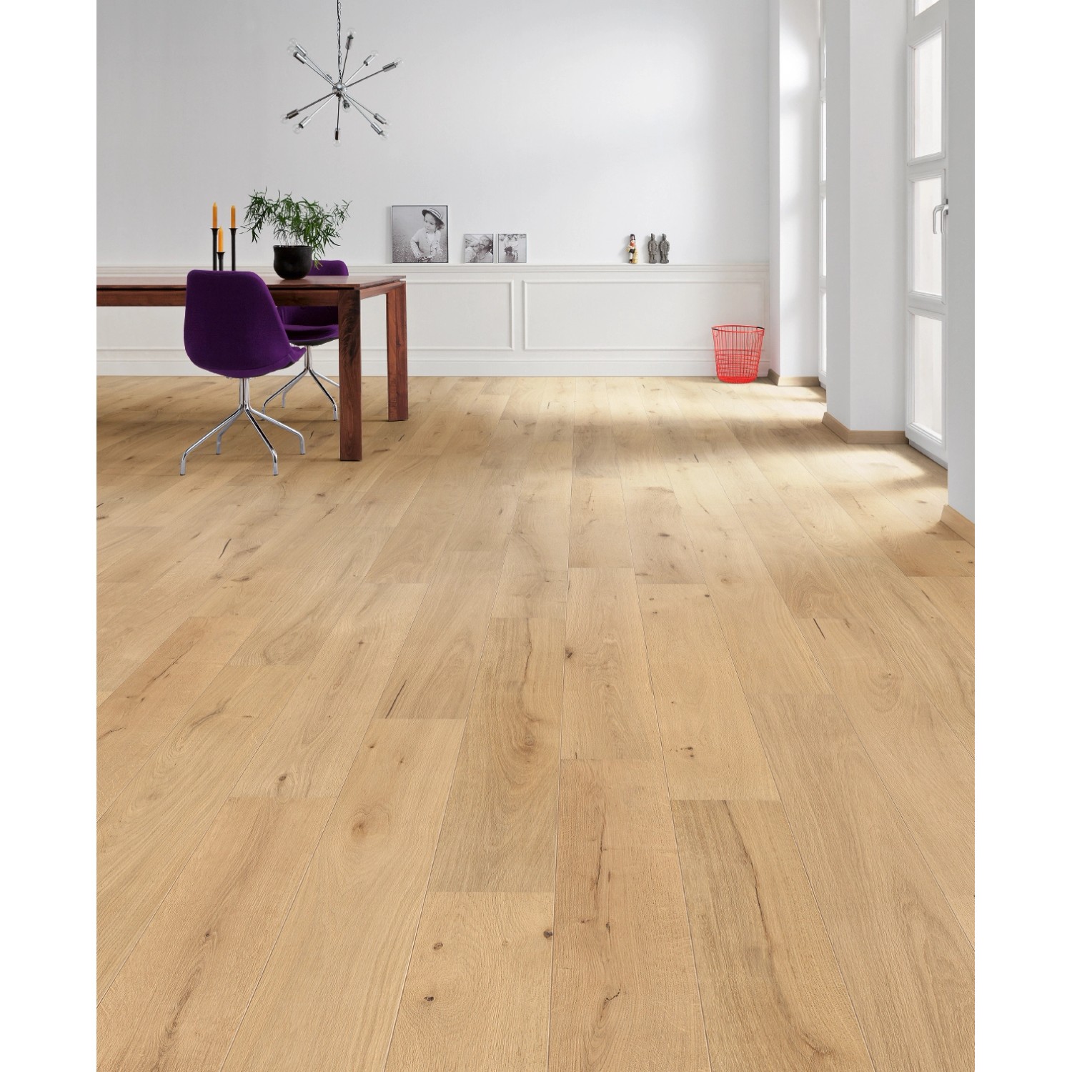 Living by HARO Parkett Landhausdiele 2V Eiche Hell Strukturiert Naturöl kaufen bei OBI