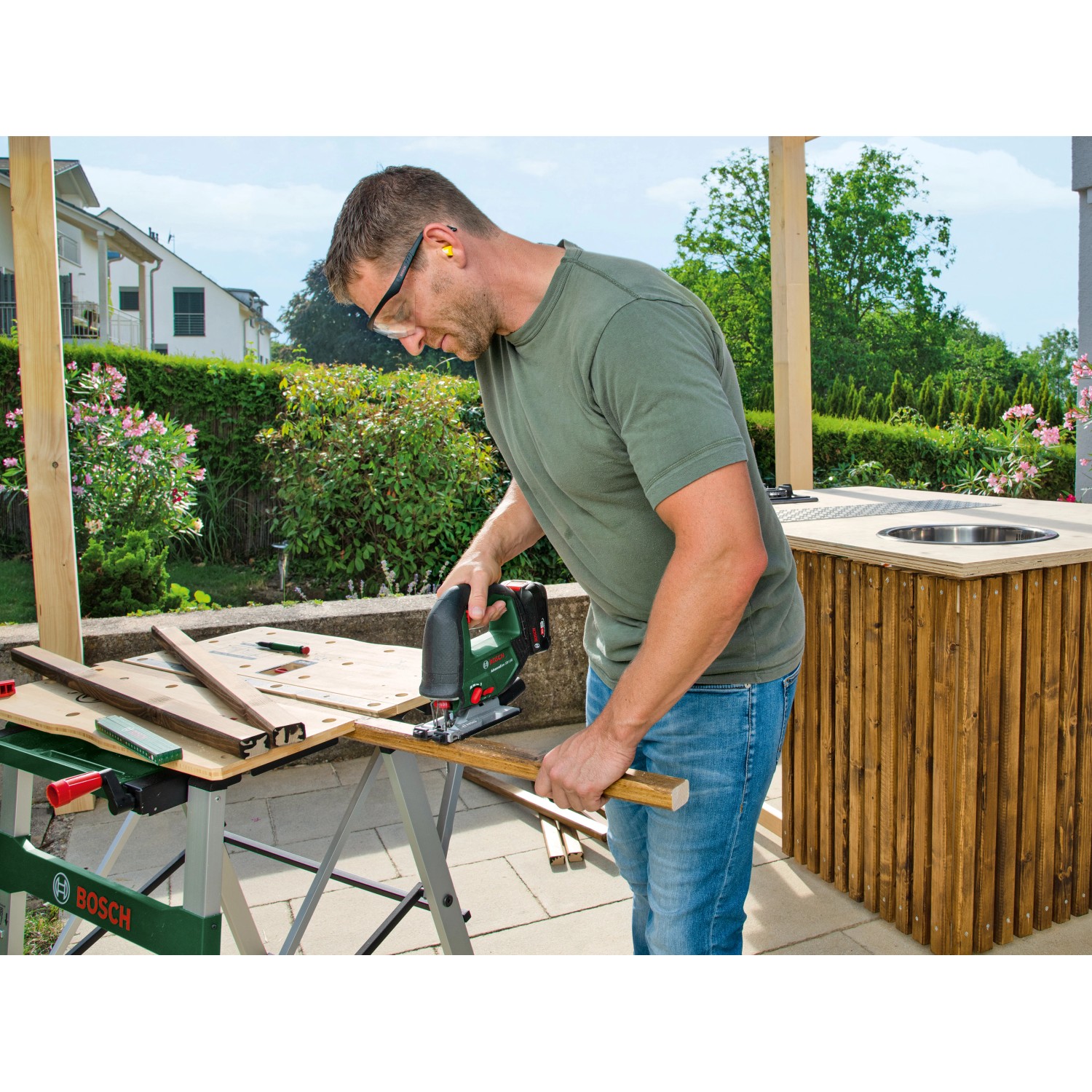 Bosch Akku-Stichsäge Advanced-Saw 18 V-140 kaufen bei OBI