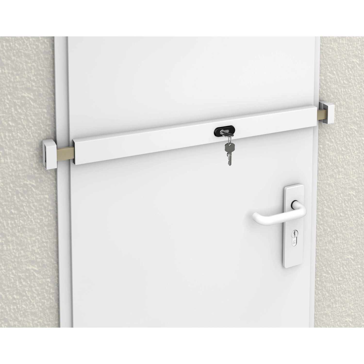 Basi Querriegelschloss PR 900 30 x 55 mm weiß kaufen bei OBI