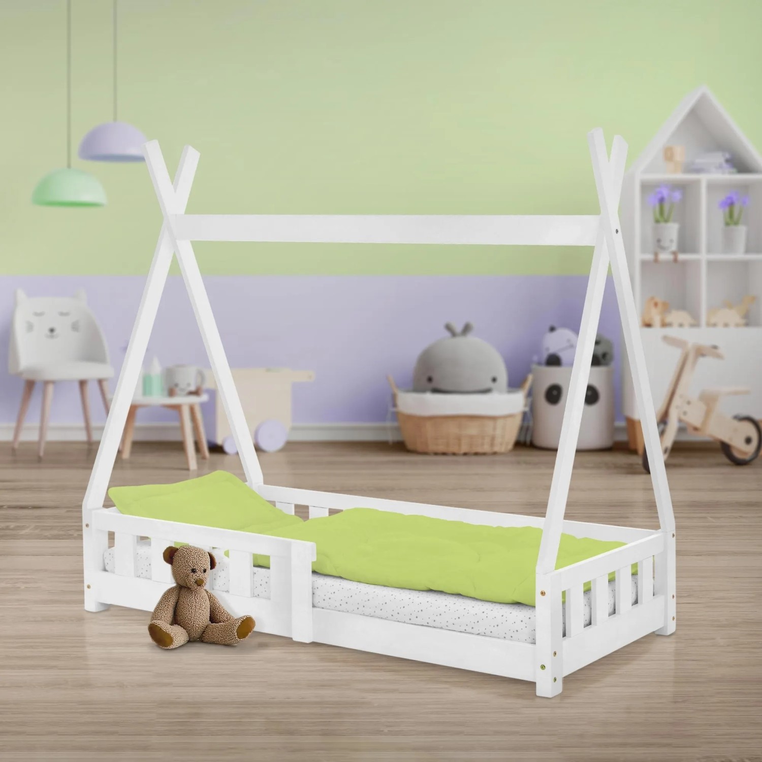 Kinderbett Mit Rausfallschutz 70x140