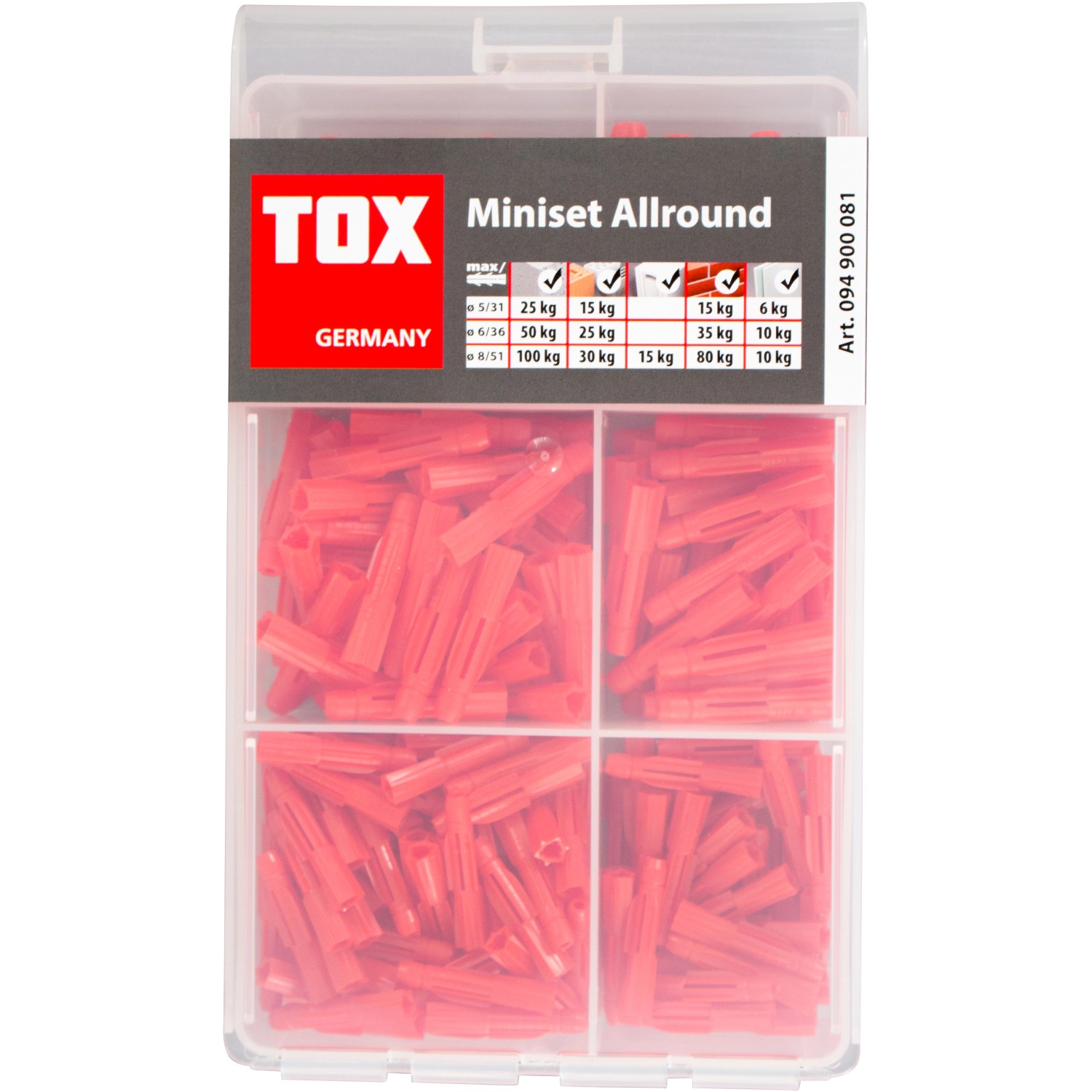 Tox Standard-Sortiment Miniset Allround 240 Stück kaufen bei OBI