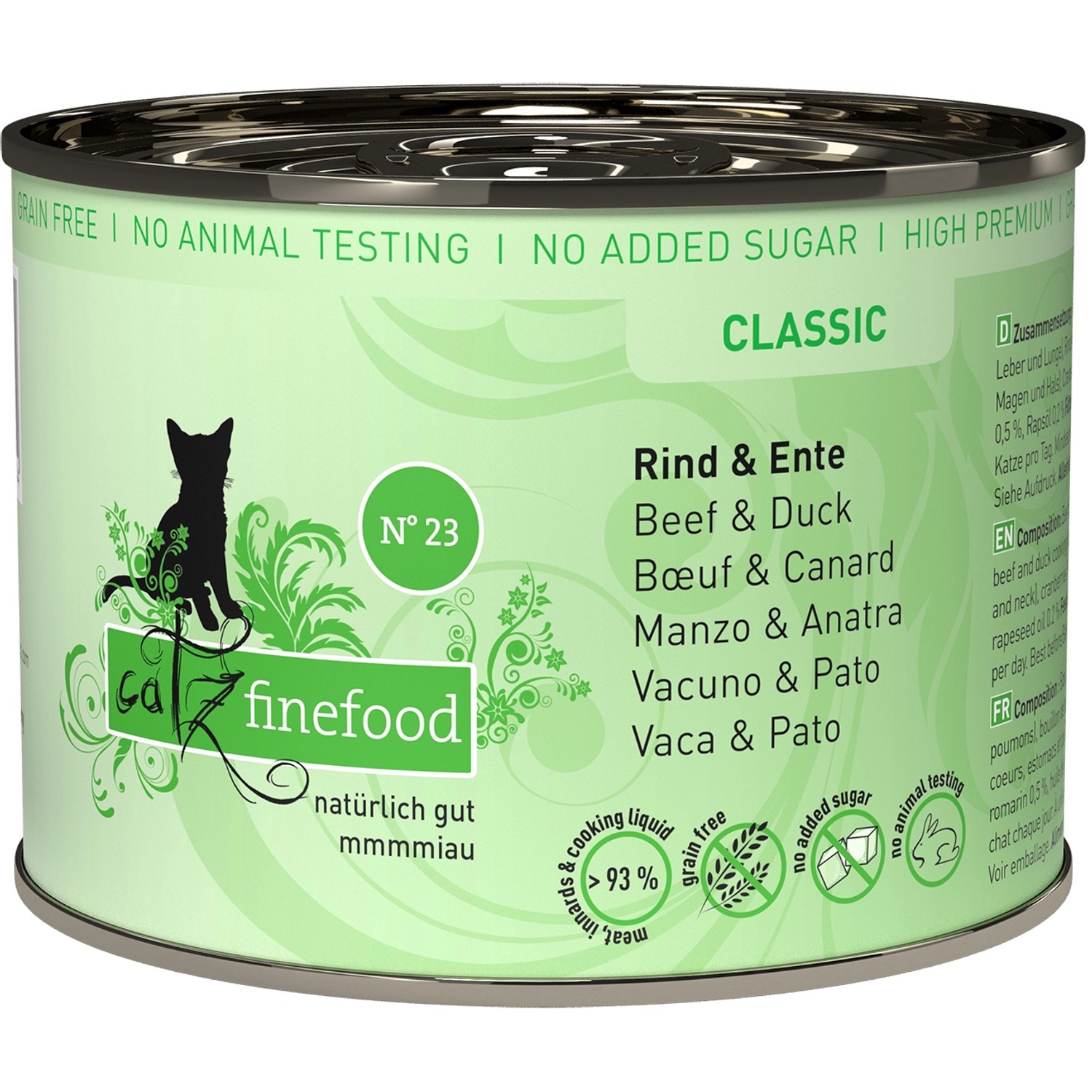 Catz Finefood Katzenfutter No.23 Rind und Ente 200 g kaufen bei OBI