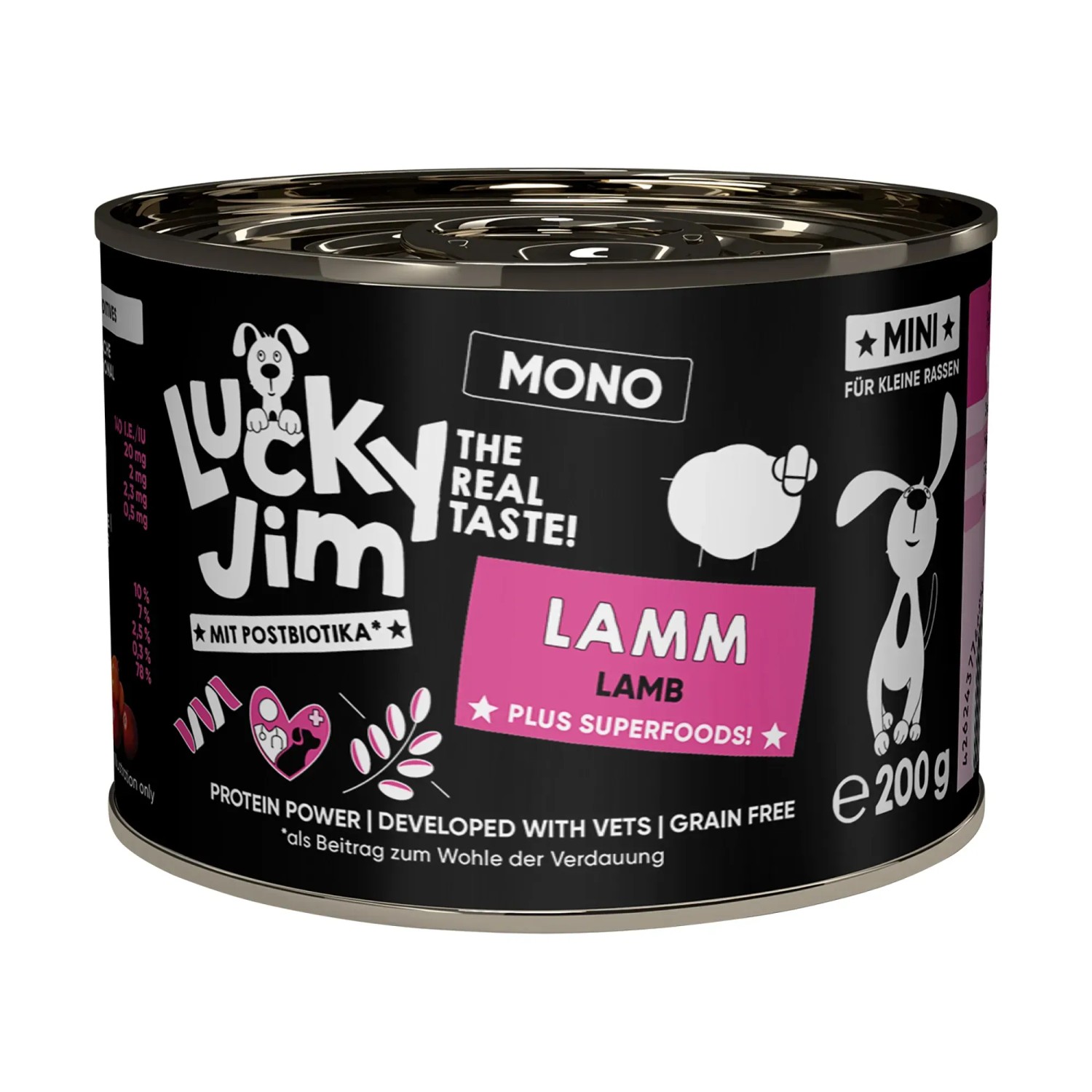 Lucky Jim Hunde-Nassfutter Mini Mono Lamm 200 g kaufen bei OBI