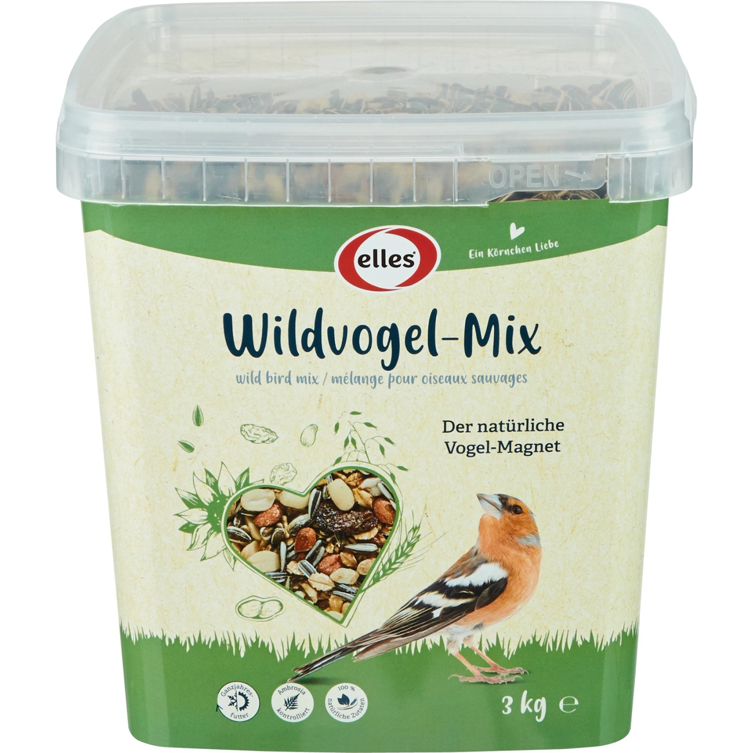 Elles Wildvogelfutter Mix 3 kg kaufen bei OBI Elles Wildvogelfutter Mix 3 kg kaufen bei OBI