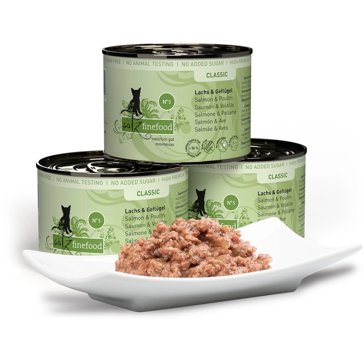 Catz Finefood Katzenfutter No.05 Lachs und Geflügel 200 g kaufen bei OBI