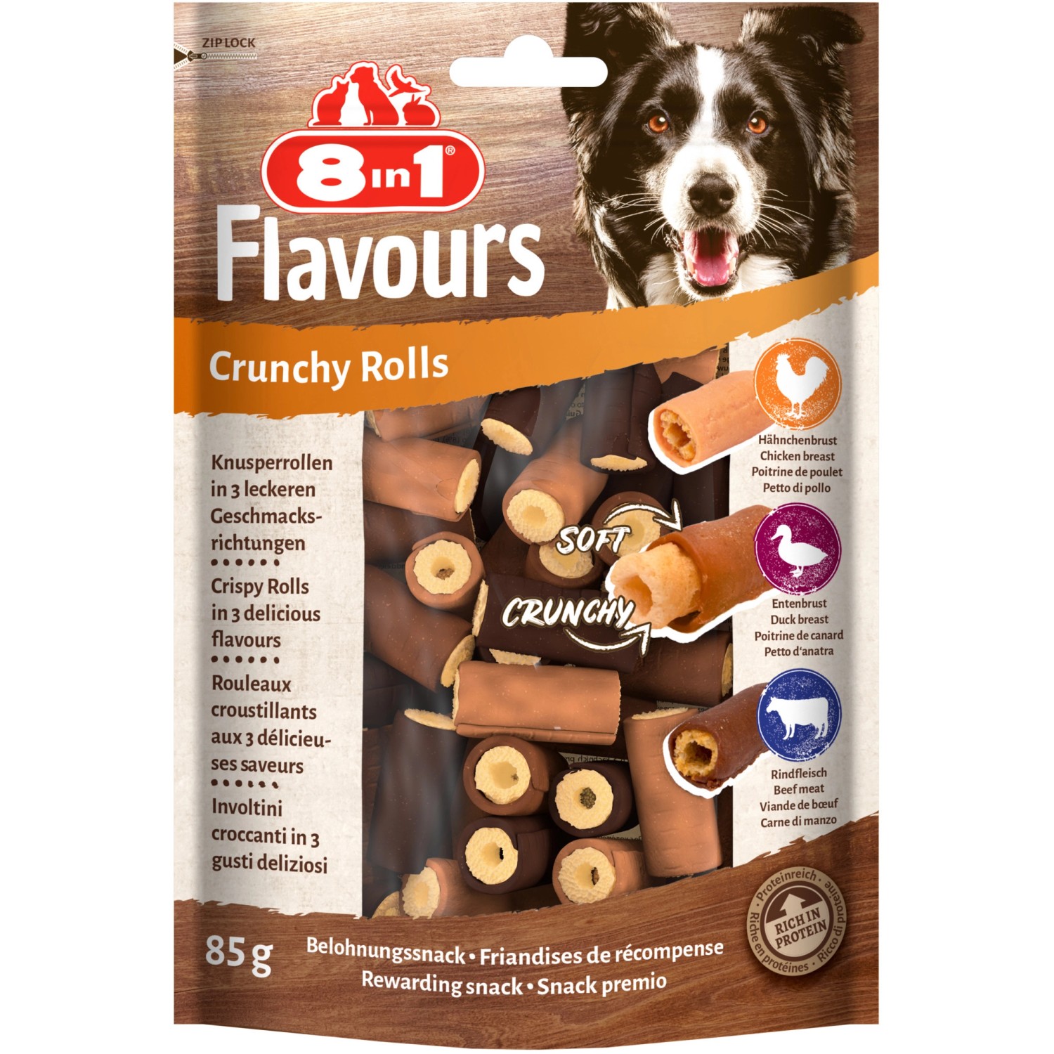 8in1 Crunchy Rolls Flavours 85 g kaufen bei OBI
