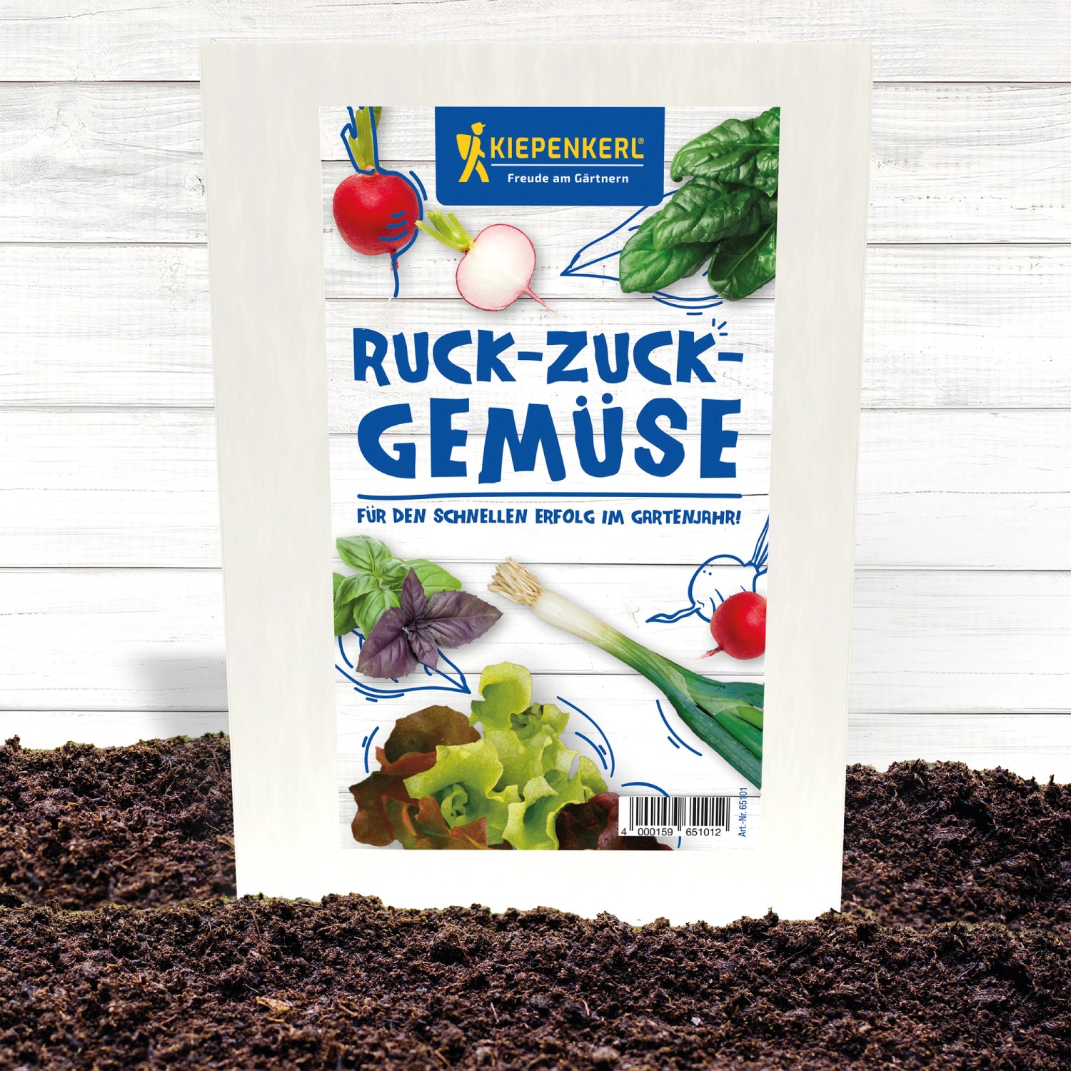Gemüsesamen-Set 'Ruck-Zuck-Gemüse, für den schnellen Erfolg im Garten ...