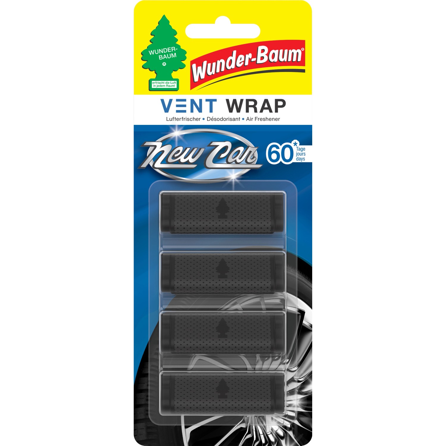 Wunderbaum Vent Wrap New Car Blau 4er-Set kaufen bei OBI
