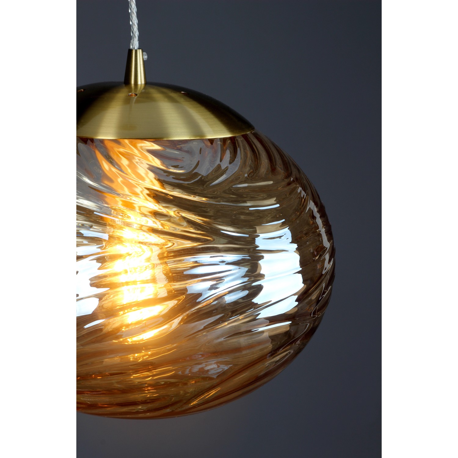 Luce Design Pendelleuchte Nereide 1-flammig Champagner Ø 30 cm kaufen ...