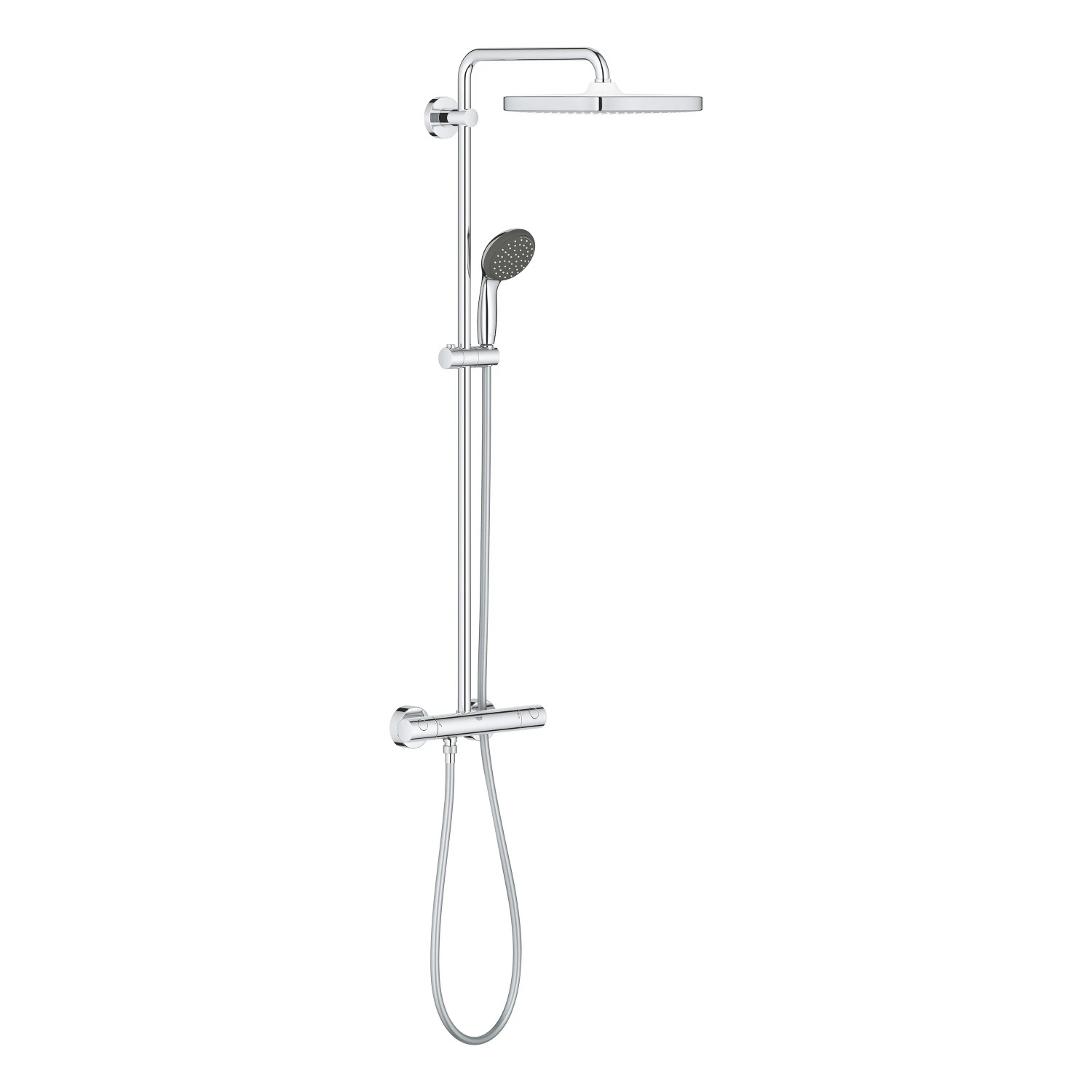 Wunderschãne Grohe Vitalio Start System 250 Cube Flex Duschsystem Mit Umstellung Bilder