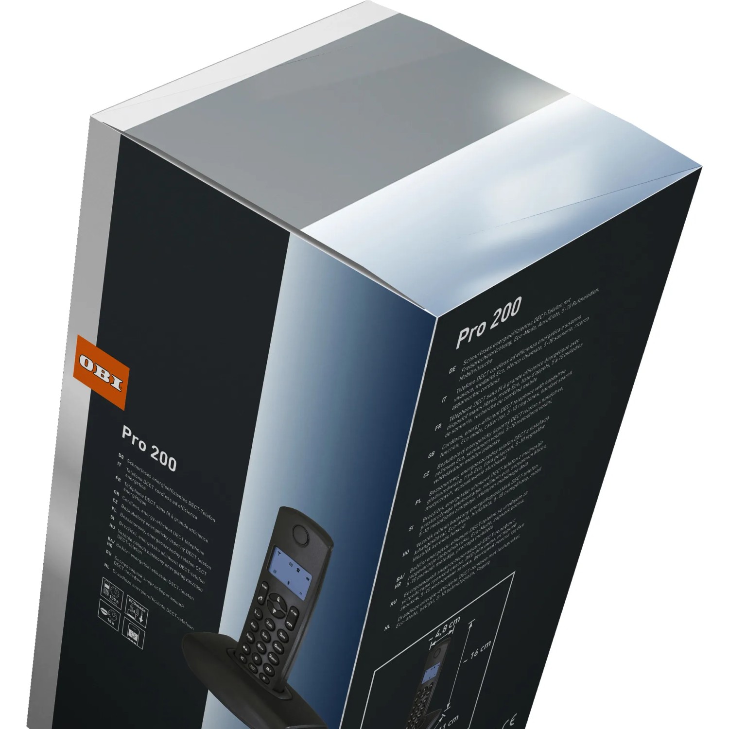 OBI DECT Telefon Pro 200 schwarz kaufen bei OBI
