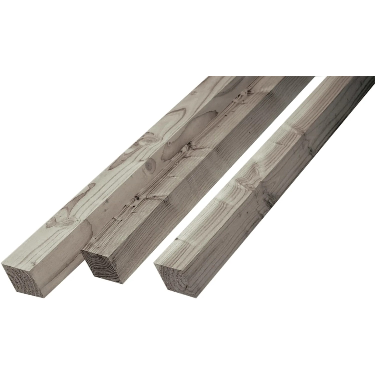 Rhombus-Fassadenprofil Kiefer Grau imprägniert 28 mm x 58/70 mm x 3000 ...