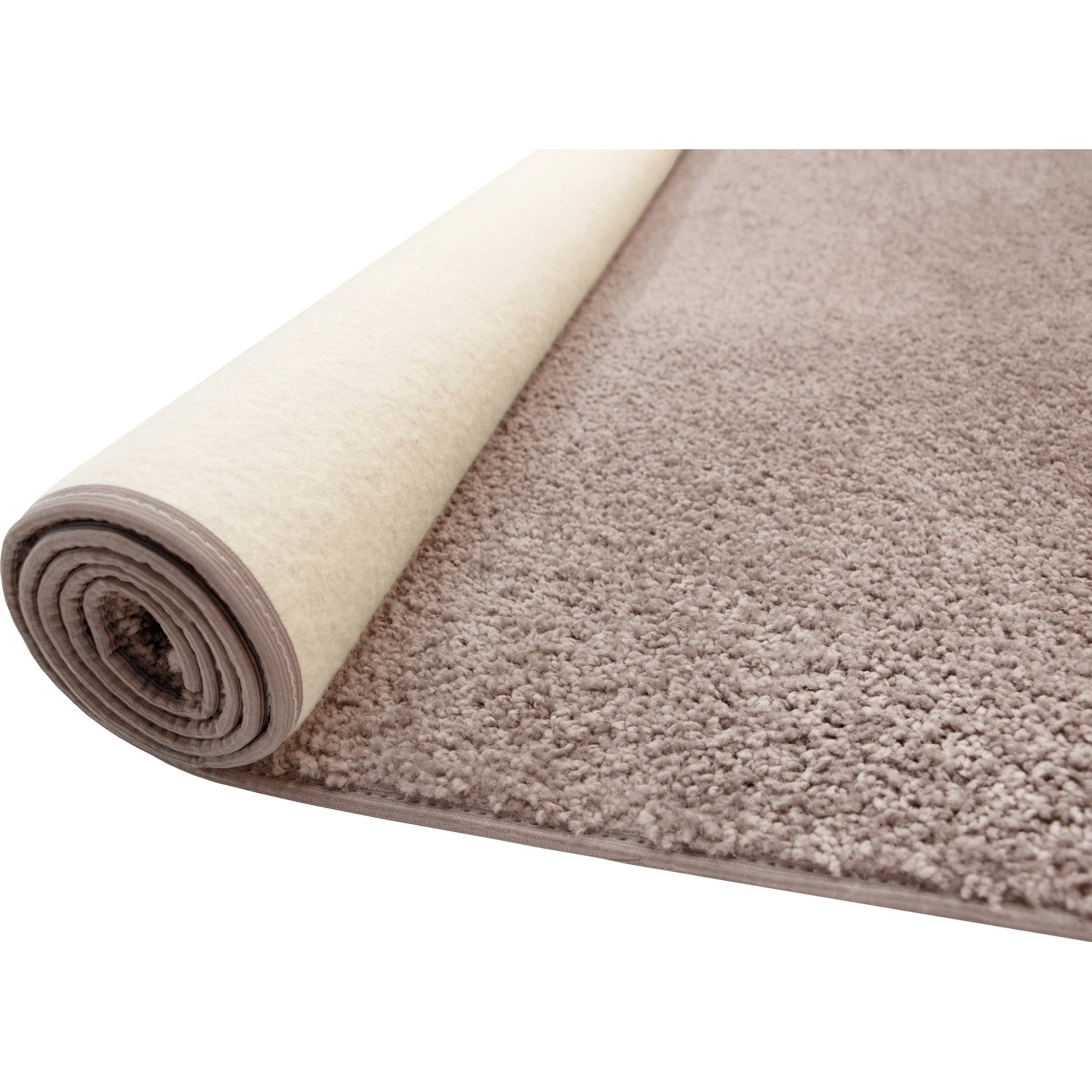 Kurzflor Teppich Vital Beige 115 cm x 170 cm Klassisch kaufen bei OBI