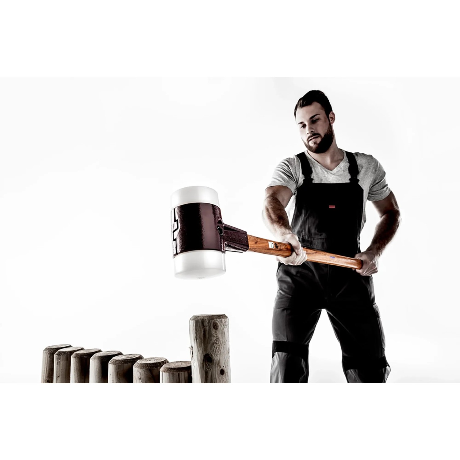 Halder Vorschlaghammer Simplex Gummi Superplastik D Ø 100 mm kaufen bei OBI