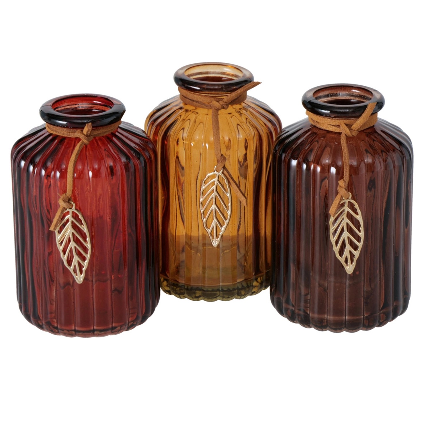 Boltze Home Vase Bilona 3-fach Sortiert Mehrfarbig kaufen bei OBI