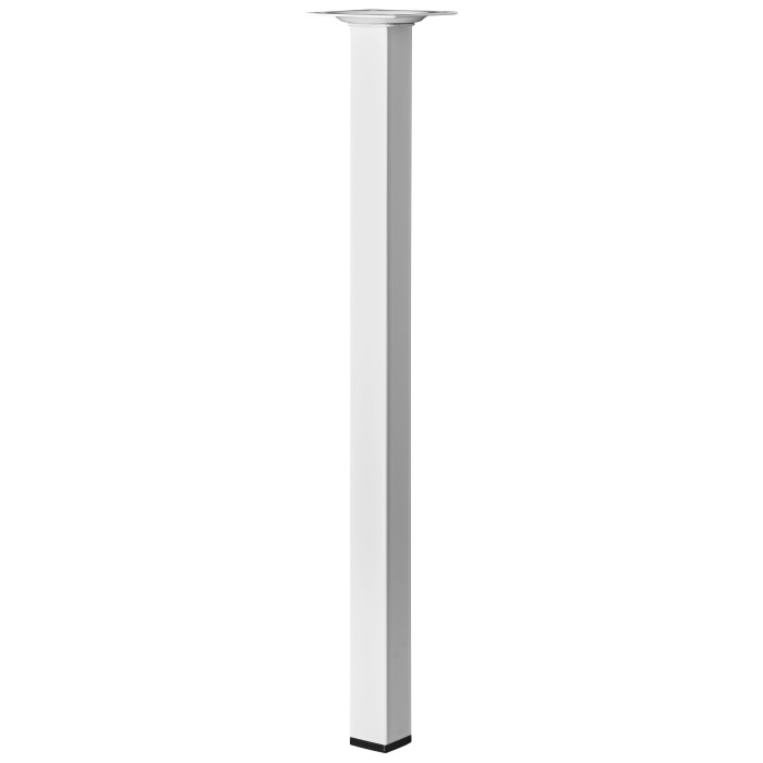 Tischbein Metall Weiss