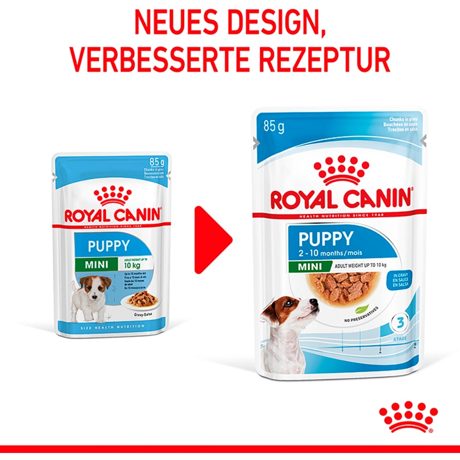 Royal Canin Welpenfutter Nass Mini Puppy für kleine Hunde 85 g kaufen ...