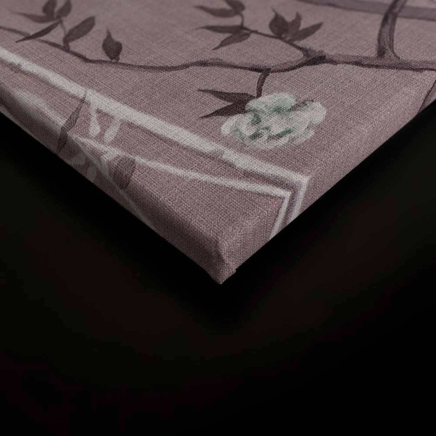 Bricoflor Bild Altrosa Asiatisches Wandbild Mit Vögeln In Baum ...