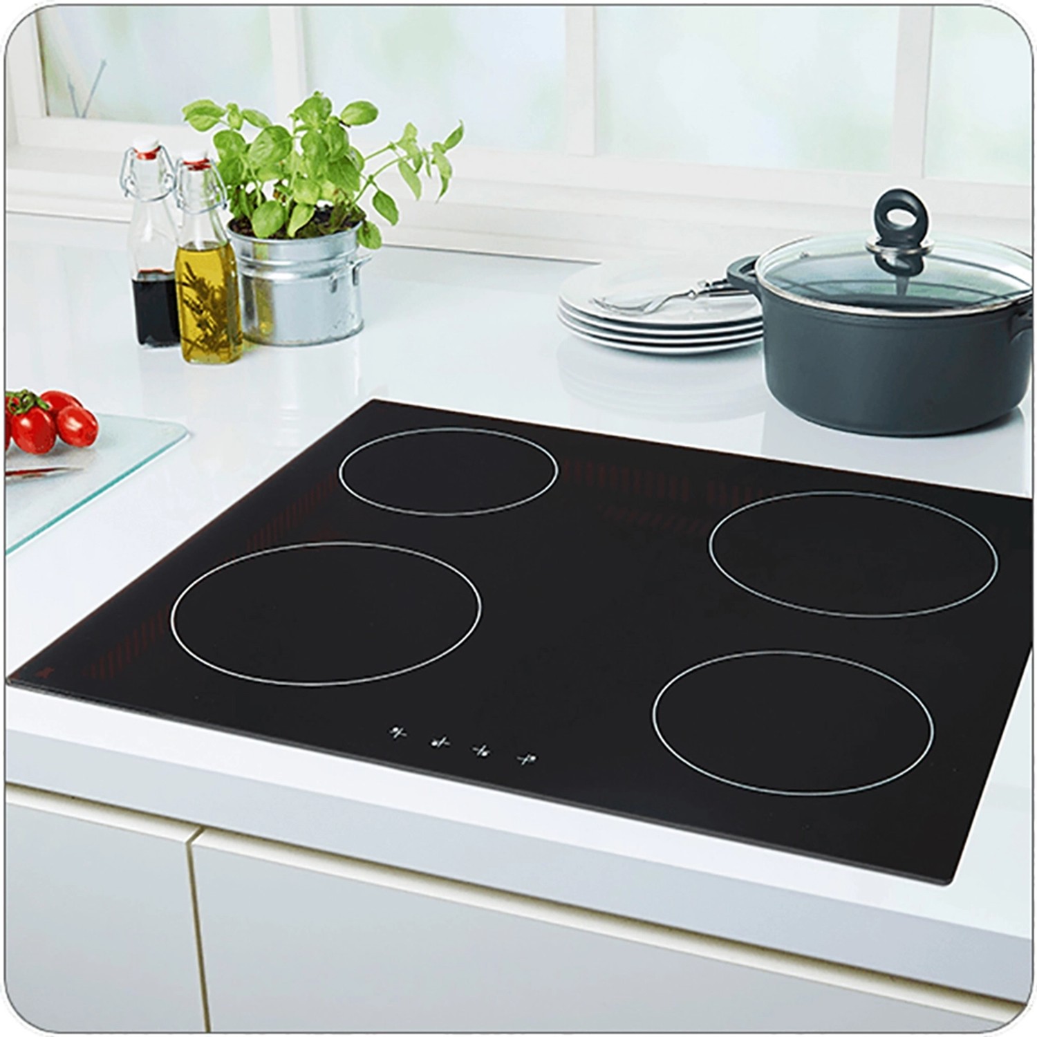 Optifit Küchenzeile Optikoncept Ingvar 270 cm Anthrazit kaufen bei OBI