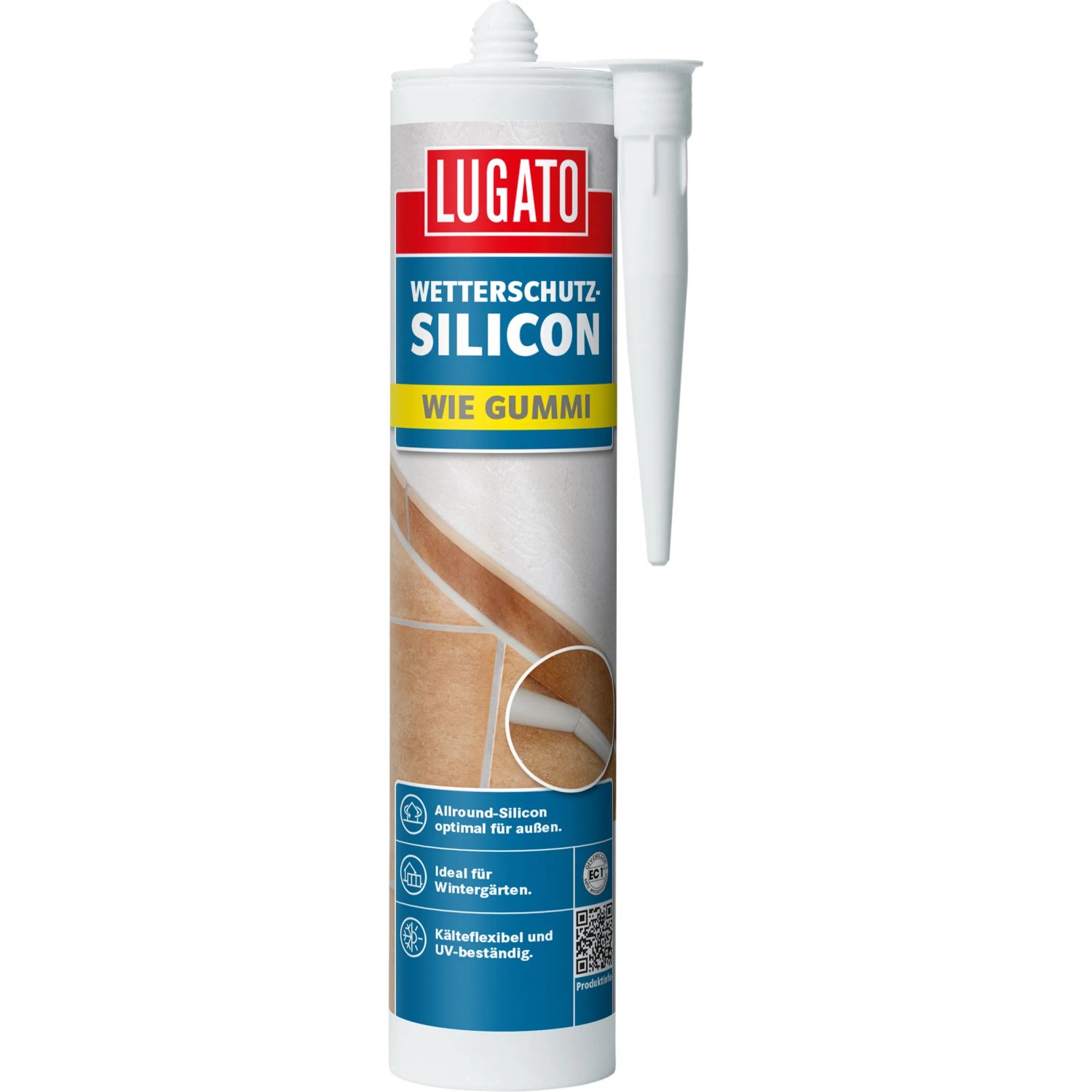 Lugato Silikon weiß außen wie Gummi elastisch 310 ml kaufen bei OBI
