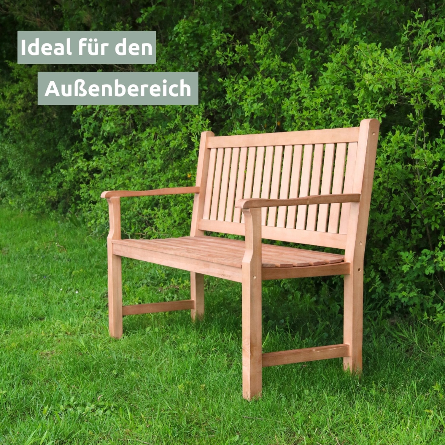 holz4home Gartenbank aus Holz mit Schutzabdeckung und Gartenhandschuhen 120cm kaufen bei OBI