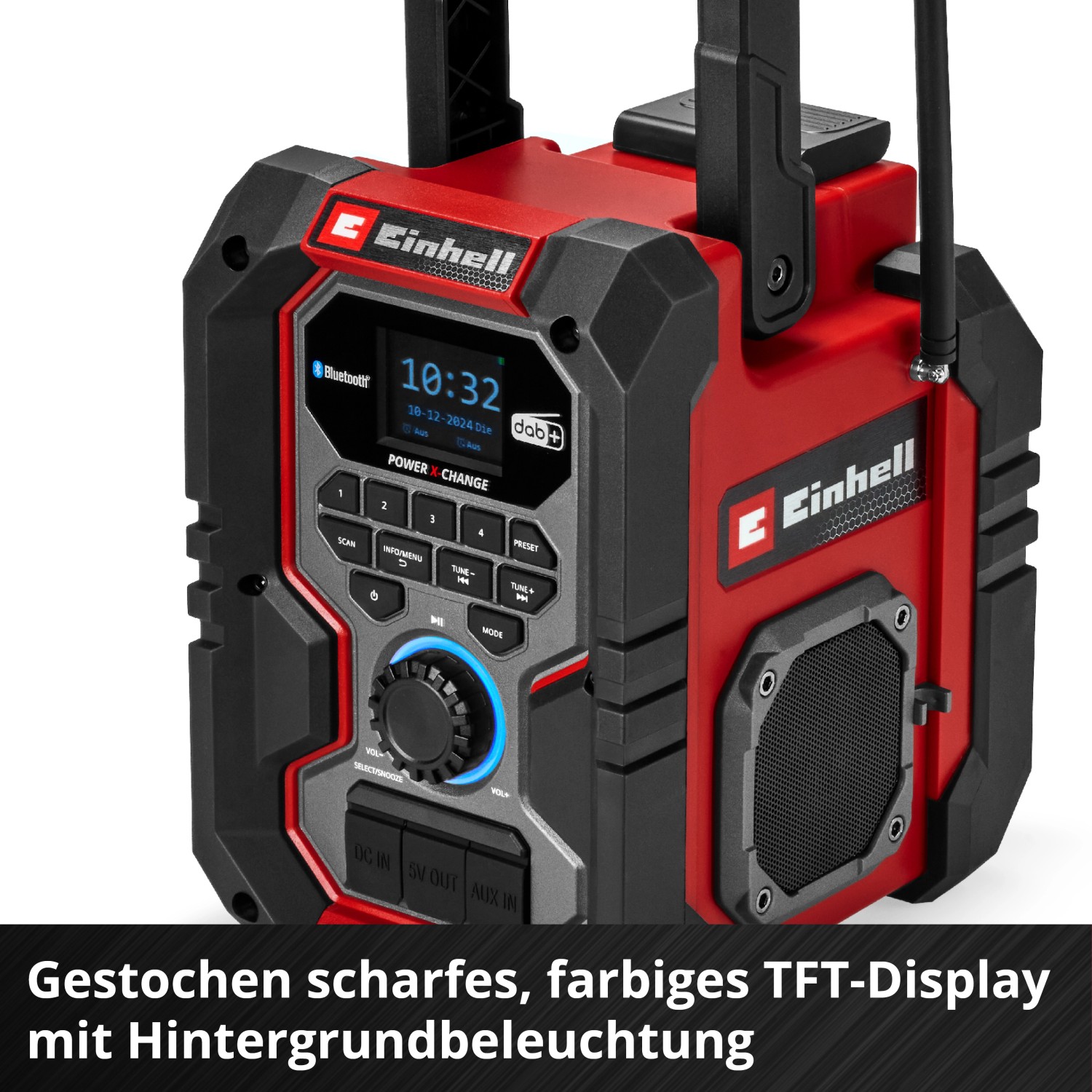Einhell Akku-Radio TE-CR 18 Li DAB+/FM/BT Solo kaufen bei OBI